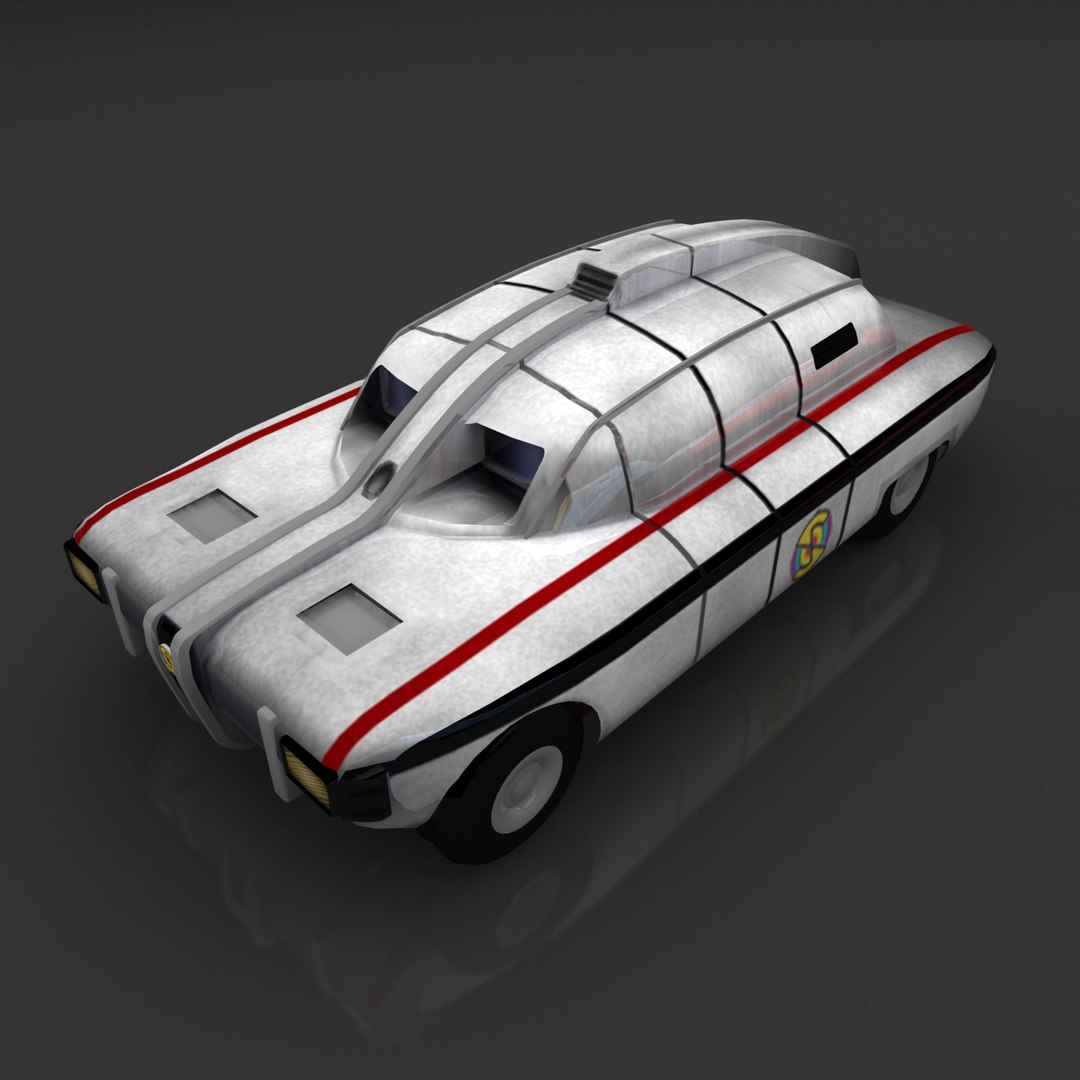 3d Captain Scarlet Vehicle Model
