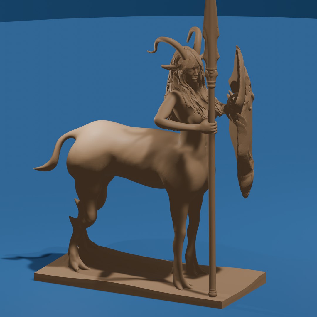 3D Female Centaur Guard Model - TurboSquid 2422567
