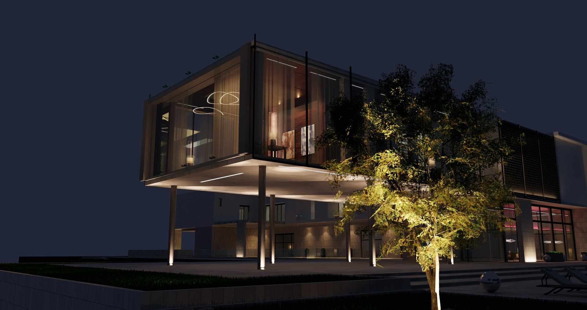 Los Angeles Mansion 01 3D Model - TurboSquid 2045999