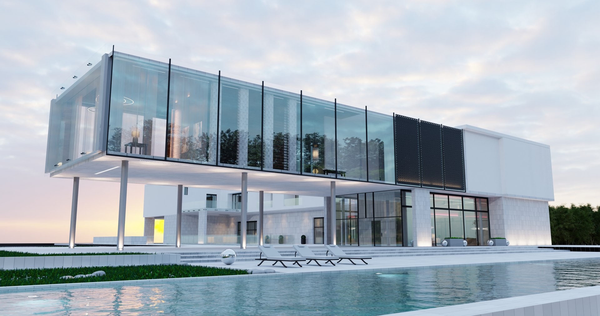 Los Angeles Mansion 01 3D Model - TurboSquid 2045999