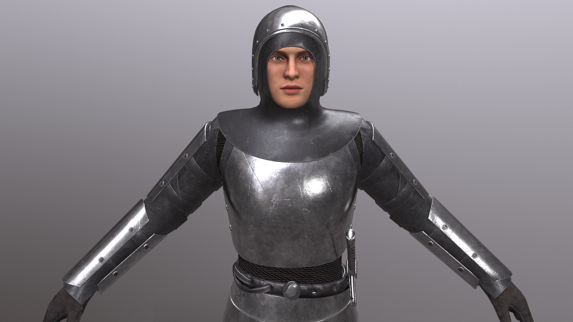 3D Knight Male Character Model - TurboSquid 1666492