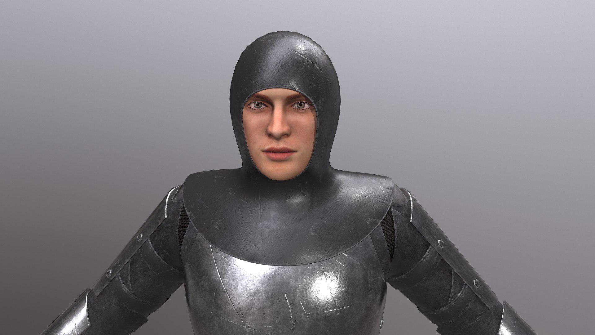 3D Knight Male Character Model - TurboSquid 1666492