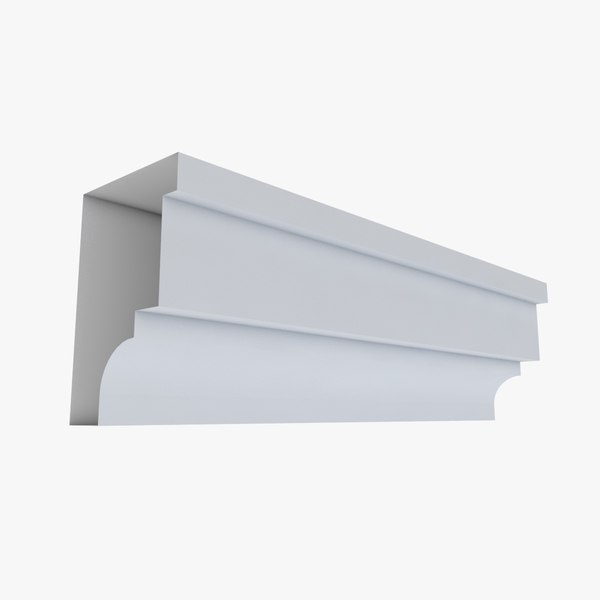 3D model cornice 26 straight - TurboSquid 1510315