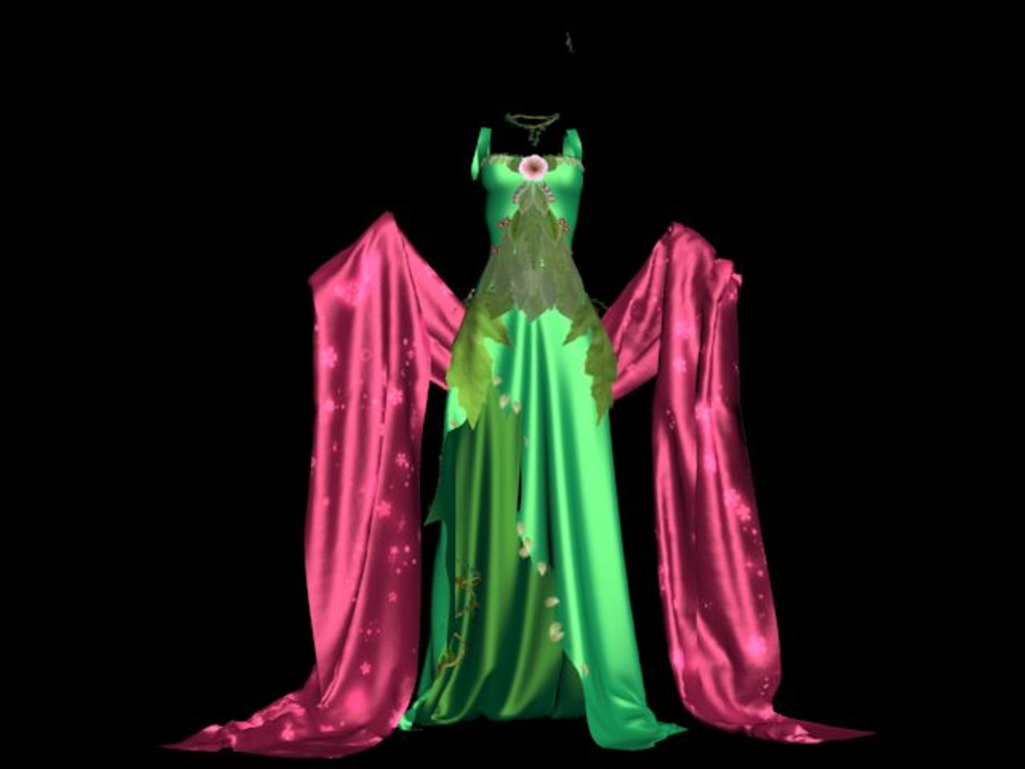 Dress nymph fairy 3D - TurboSquid 1576972