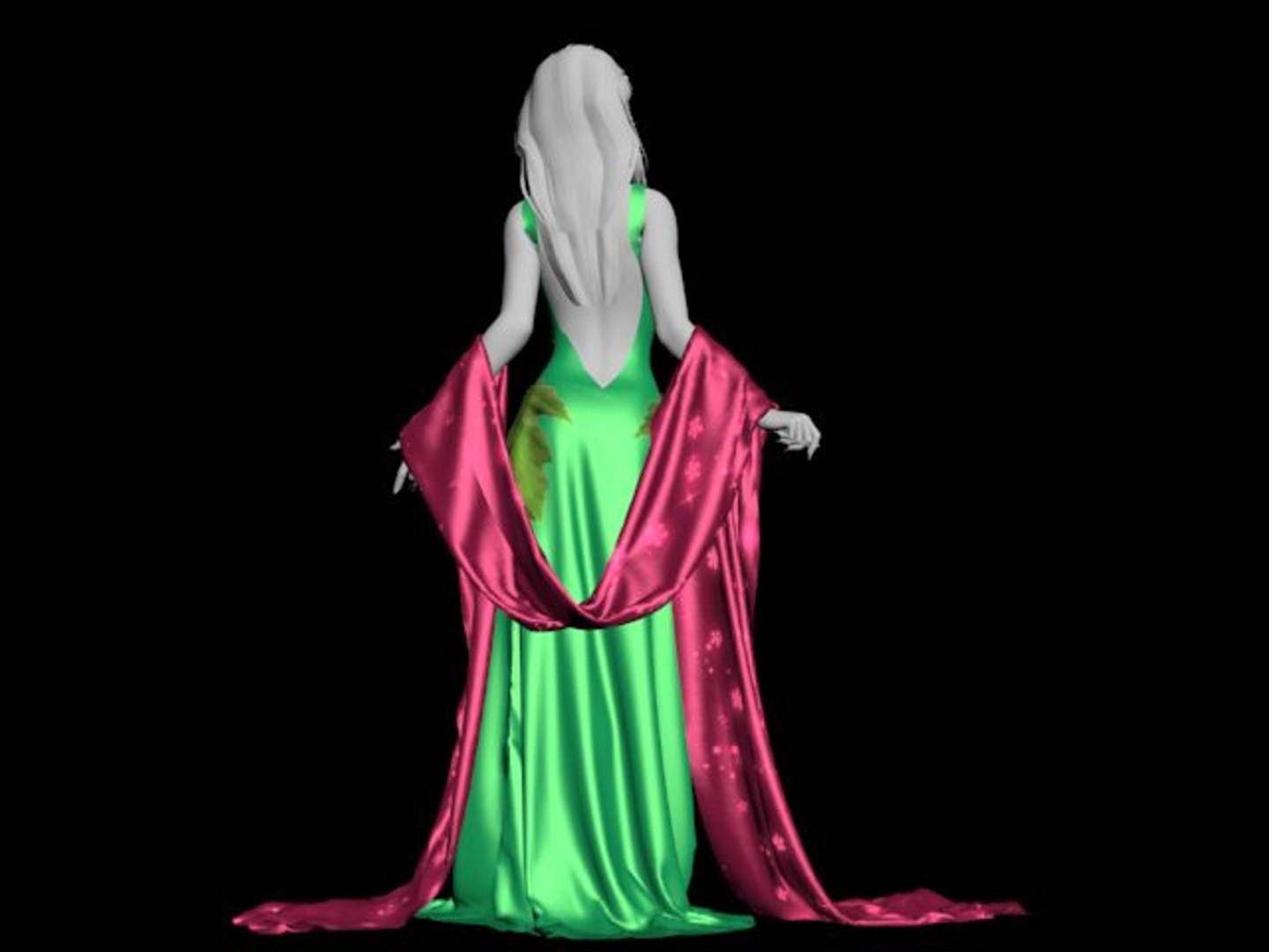 Dress nymph fairy 3D - TurboSquid 1576972