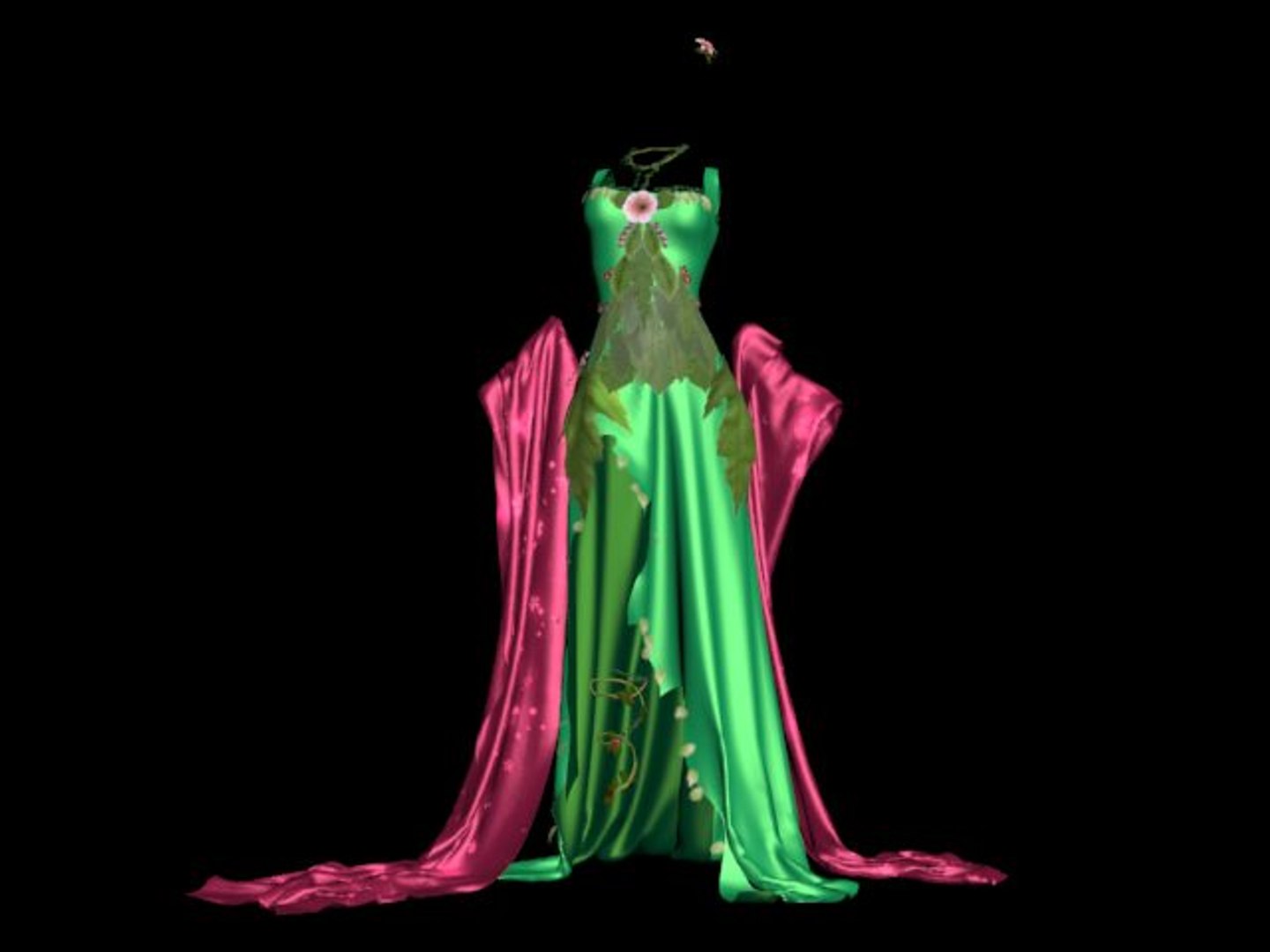 Dress nymph fairy 3D - TurboSquid 1576972