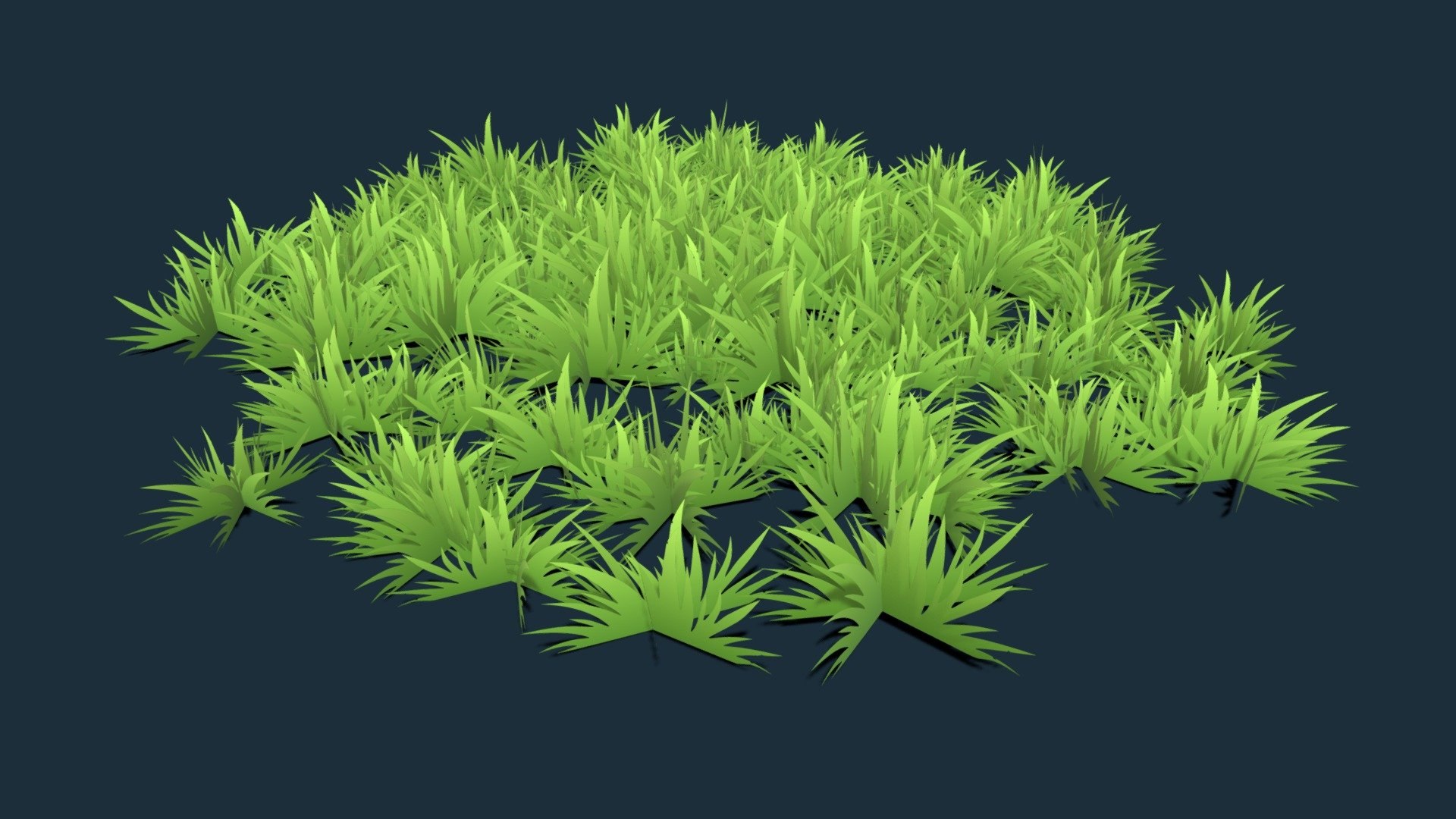 3D STYLIZED LOW POLY GRASS 2 Model - TurboSquid 2312532