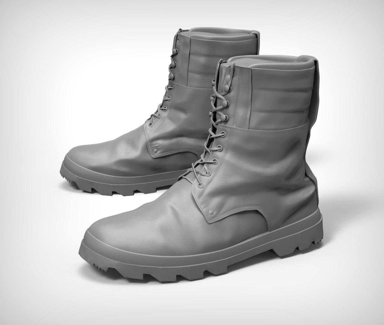 Combat Boots Obj