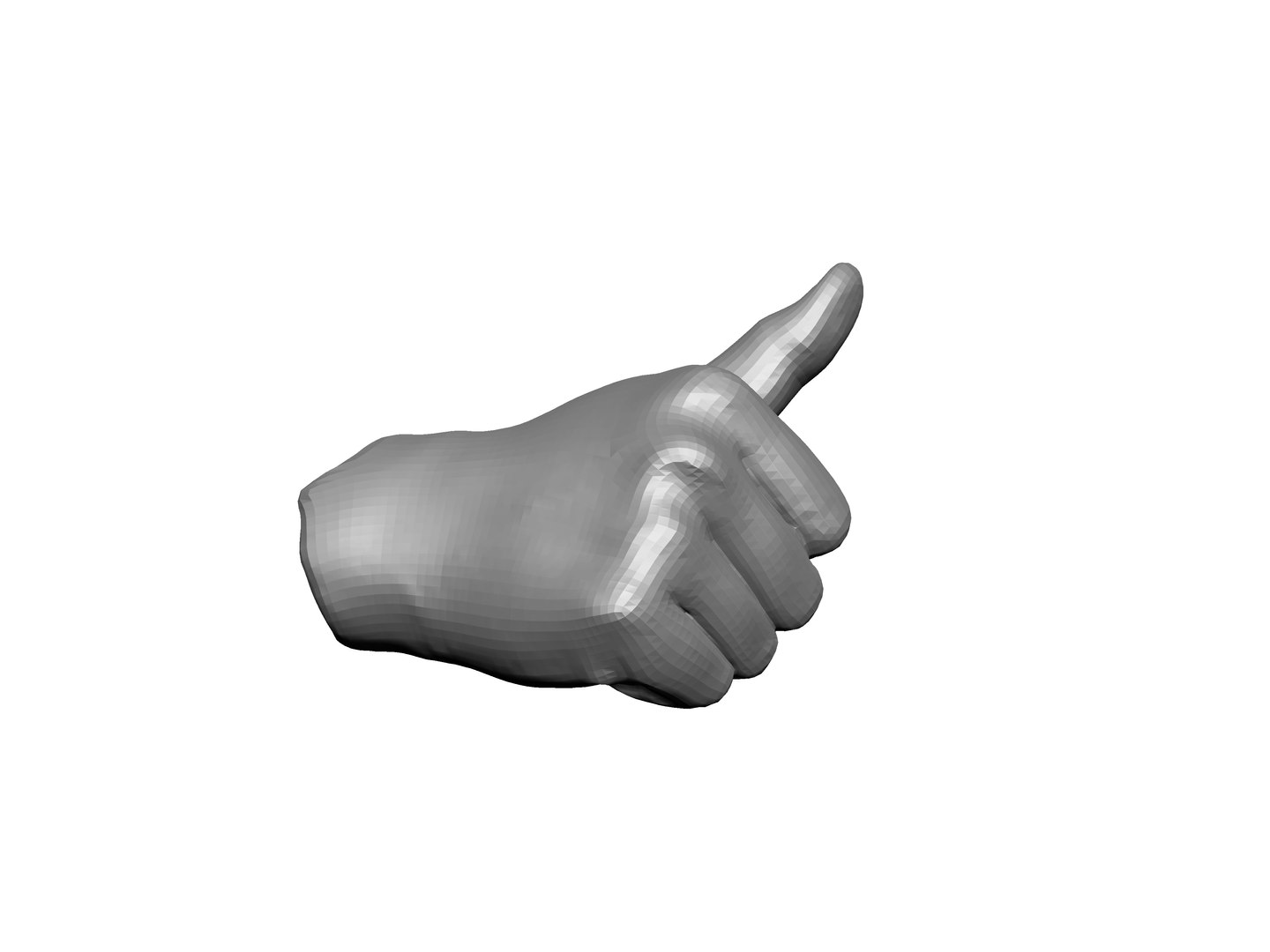 3D Model Hand Super Cool OK - TurboSquid 1938016