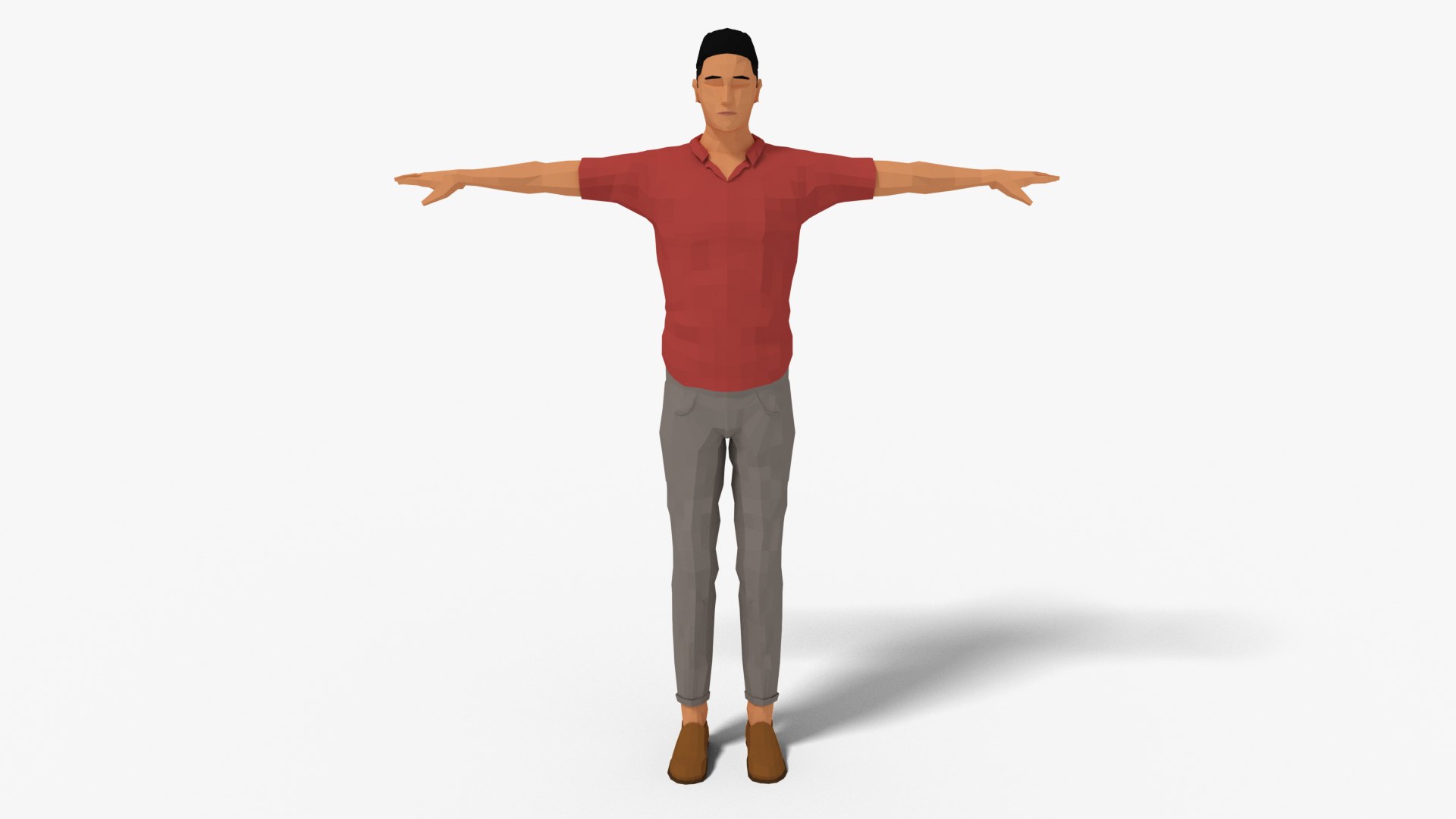 3D Model Low Poly Man - TurboSquid 1758131