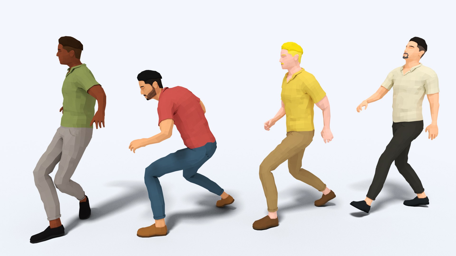 3D Model Low Poly Man - TurboSquid 1758131