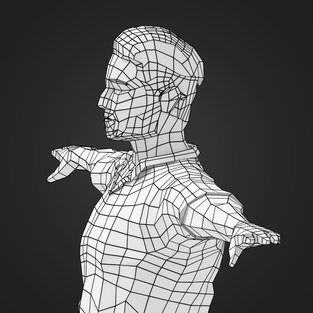3D Model Low Poly Man - TurboSquid 1758131