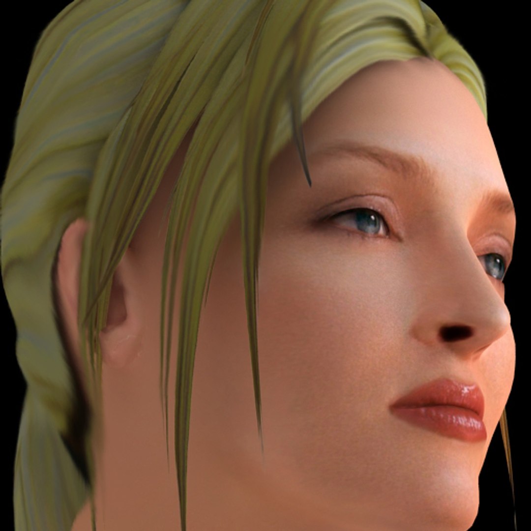 Maya Head Uma Thurman Hair