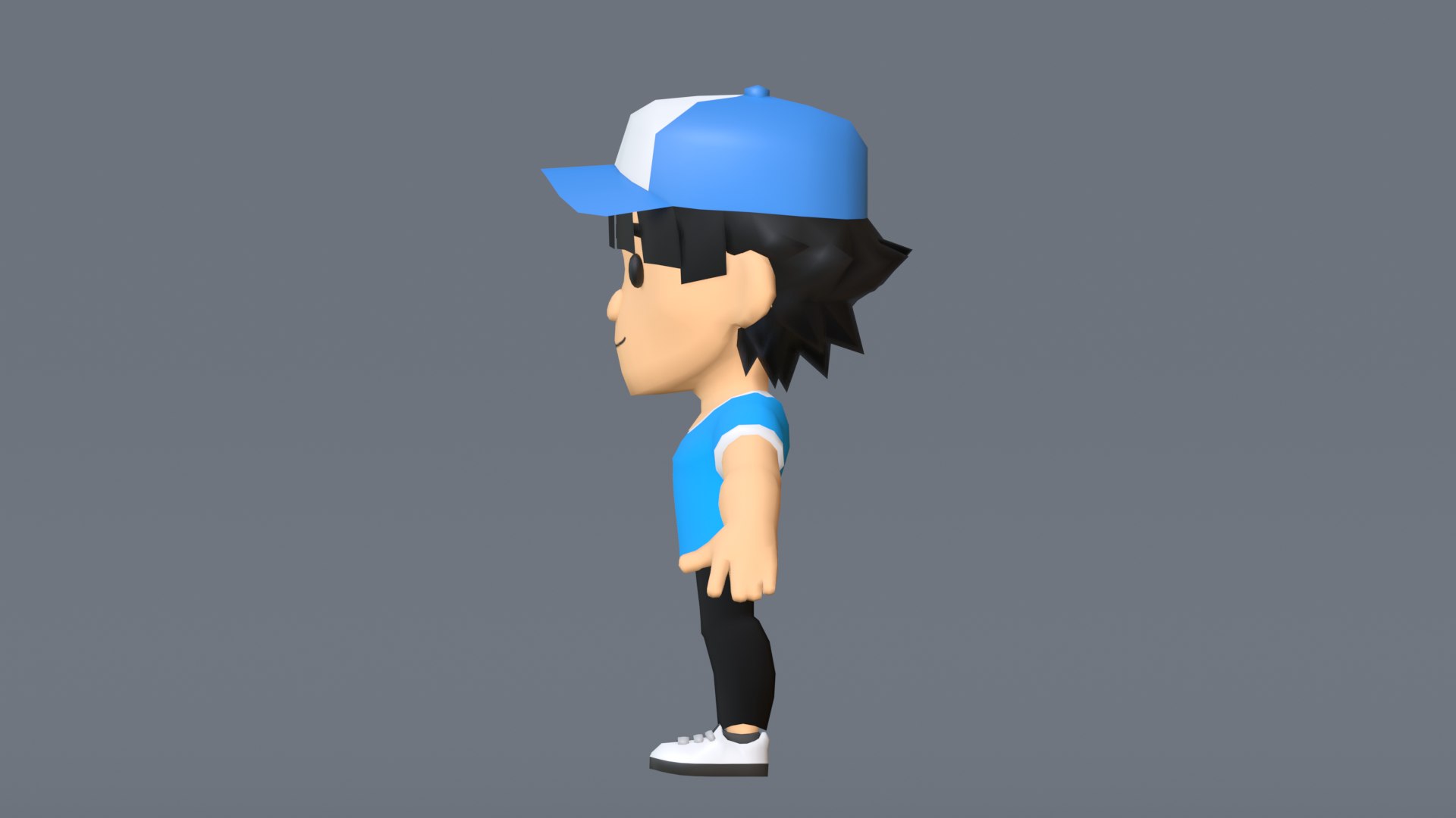 Boy Low Poly 3D Model - TurboSquid 1836488