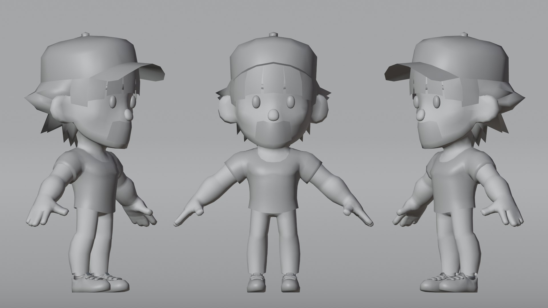 Boy Low Poly 3D Model - TurboSquid 1836488