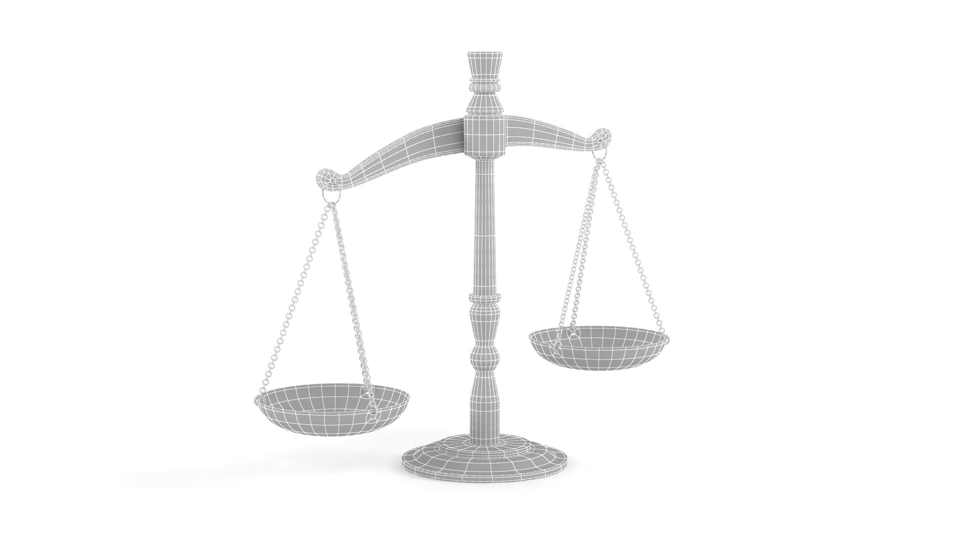 3D Weight Scale And Gavel - TurboSquid 2218755