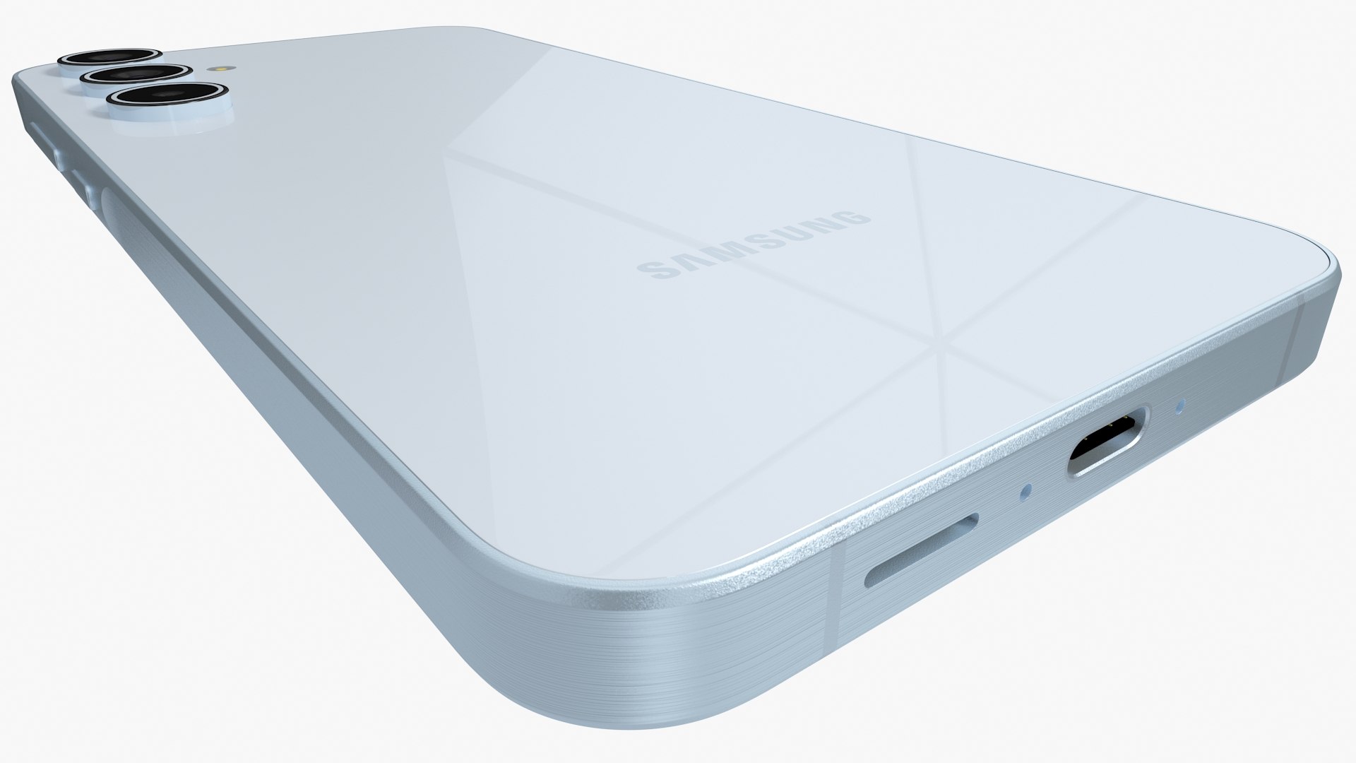 3D Samsung Galaxy A55 5G Ice Blue Model - TurboSquid 2202074