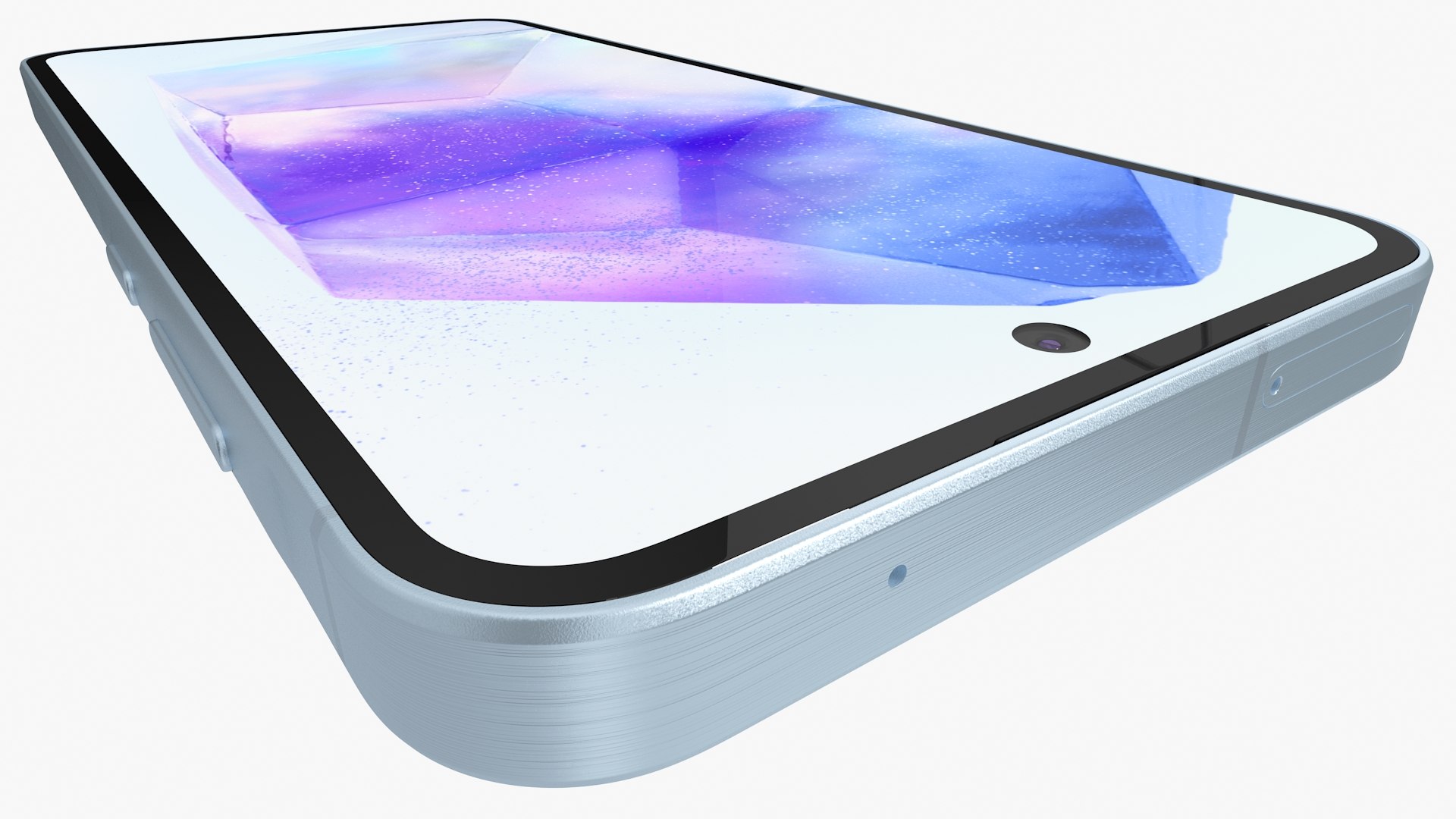 3D Samsung Galaxy A55 5G Ice Blue Model - TurboSquid 2202074