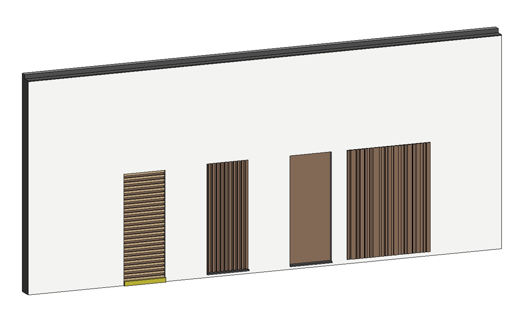 Facade Panels Lamellas - 3D Model - TurboSquid 1438344