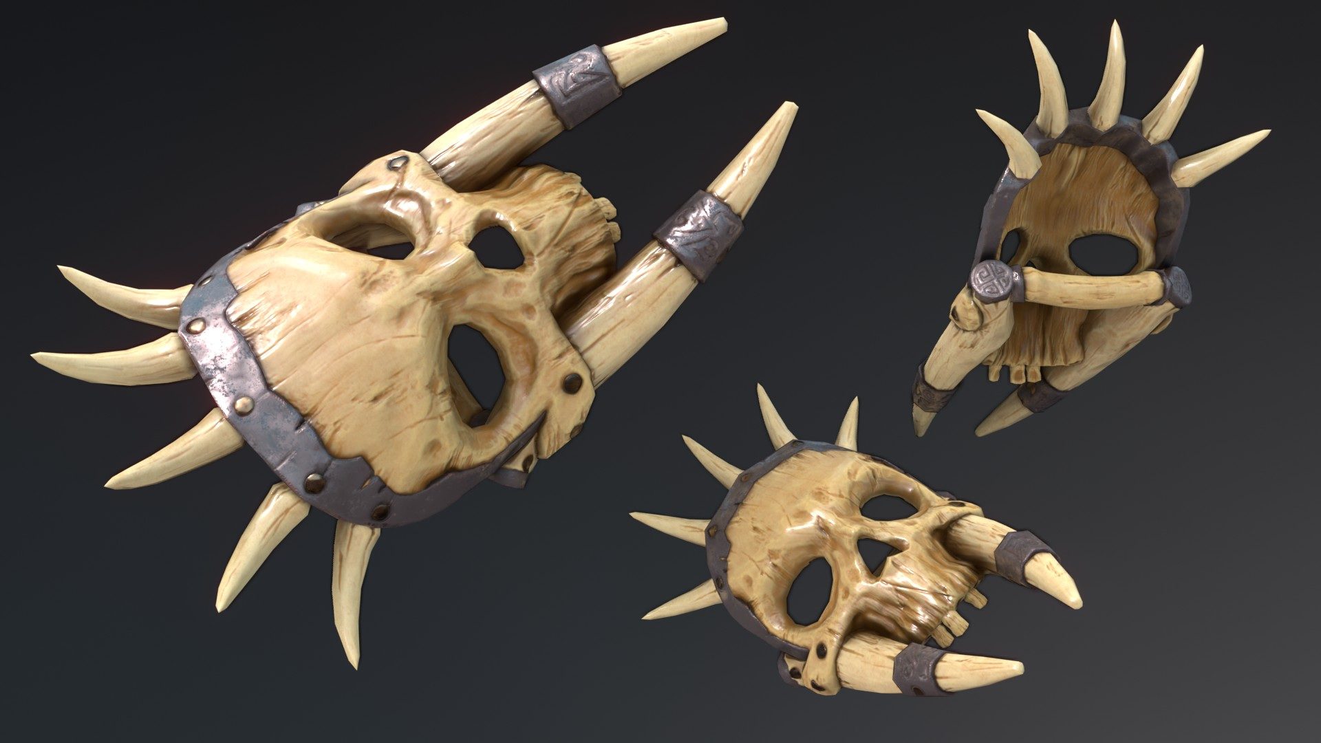 3D Fantasy Weapon Bone set - TurboSquid 1730399