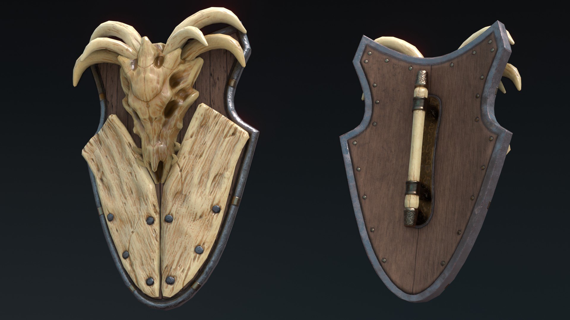 3D Fantasy Weapon Bone Set - TurboSquid 1730399