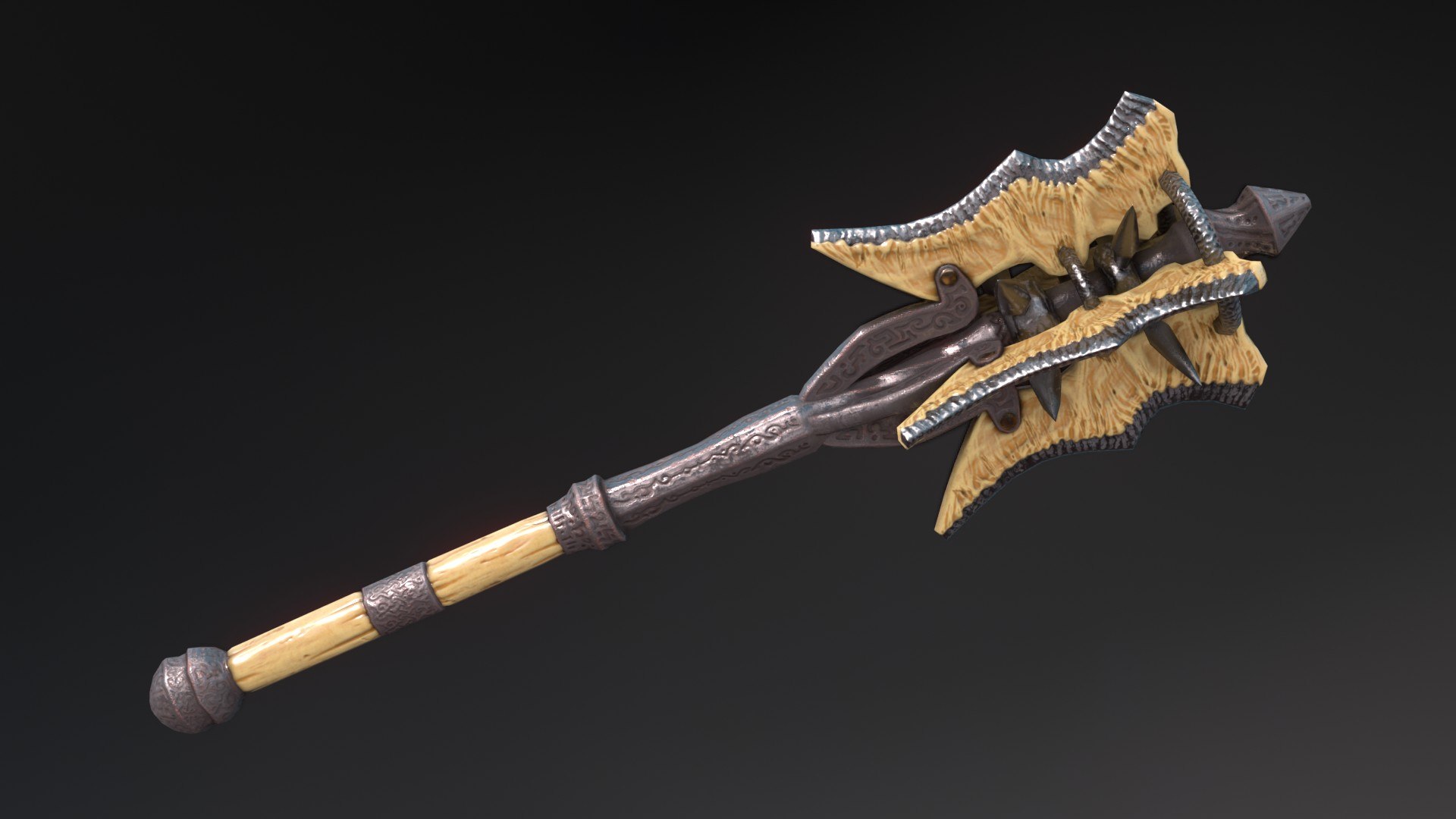 3D Fantasy Weapon Bone Set - TurboSquid 1730399