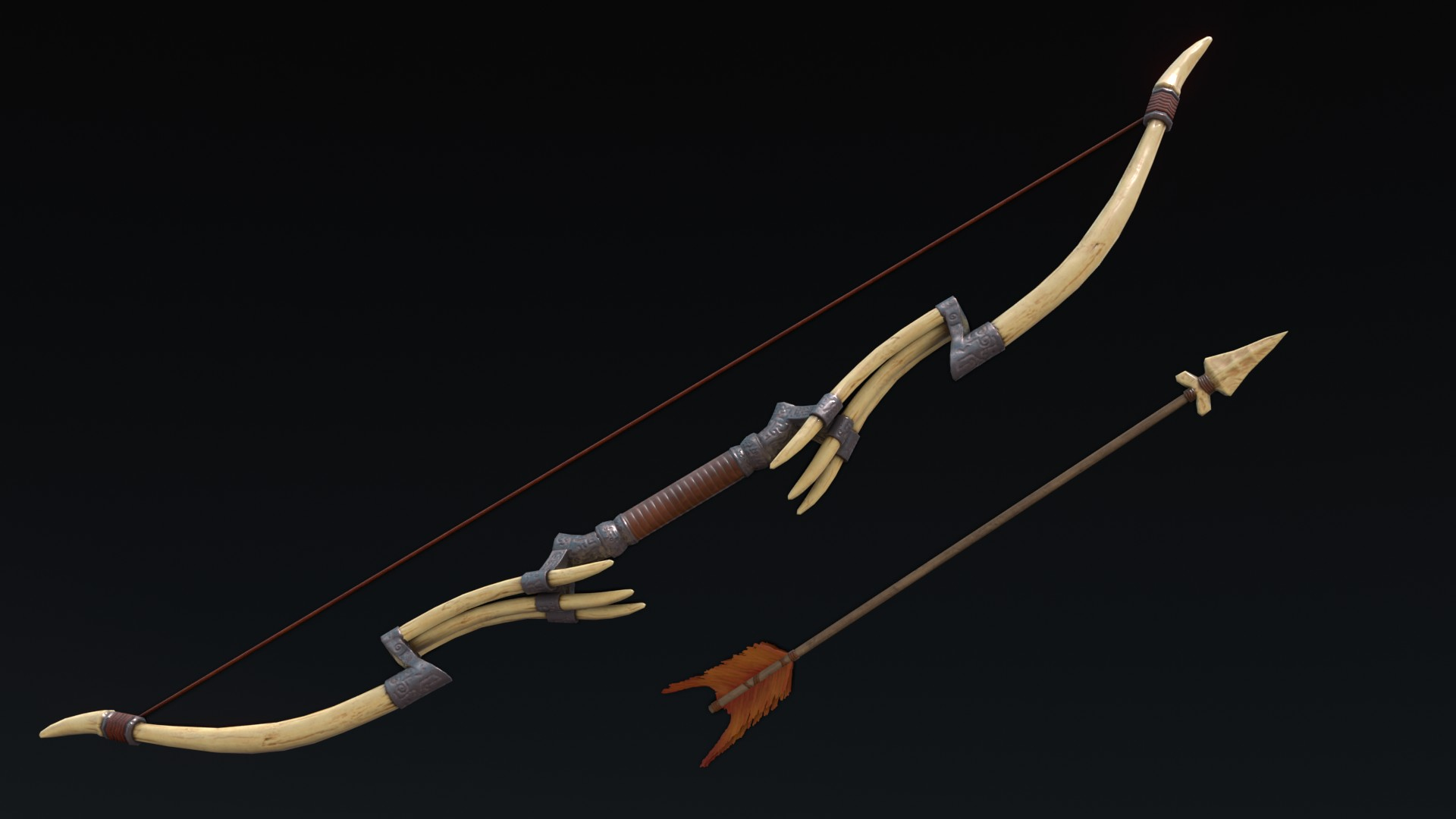 3D Fantasy Weapon Bone set - TurboSquid 1730399