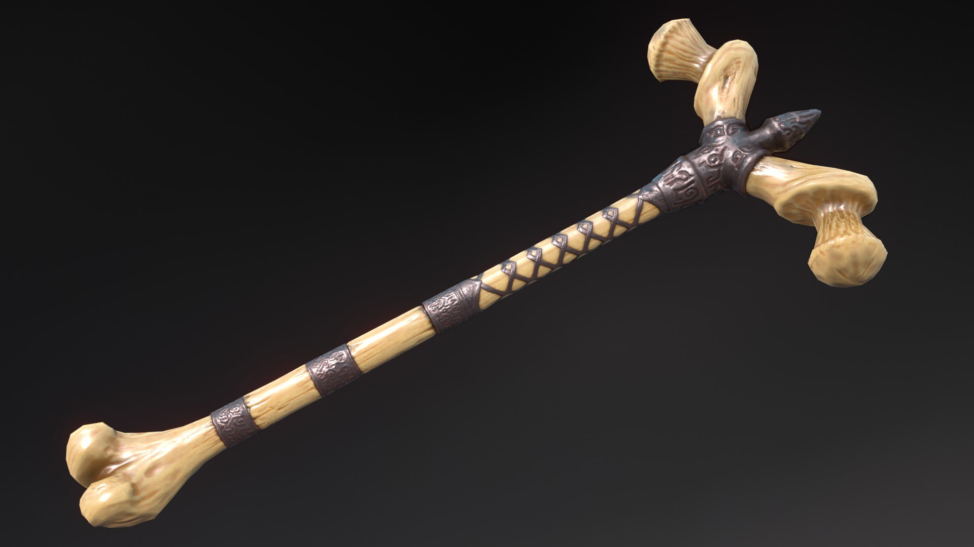 3D Fantasy Weapon Bone Set - TurboSquid 1730399