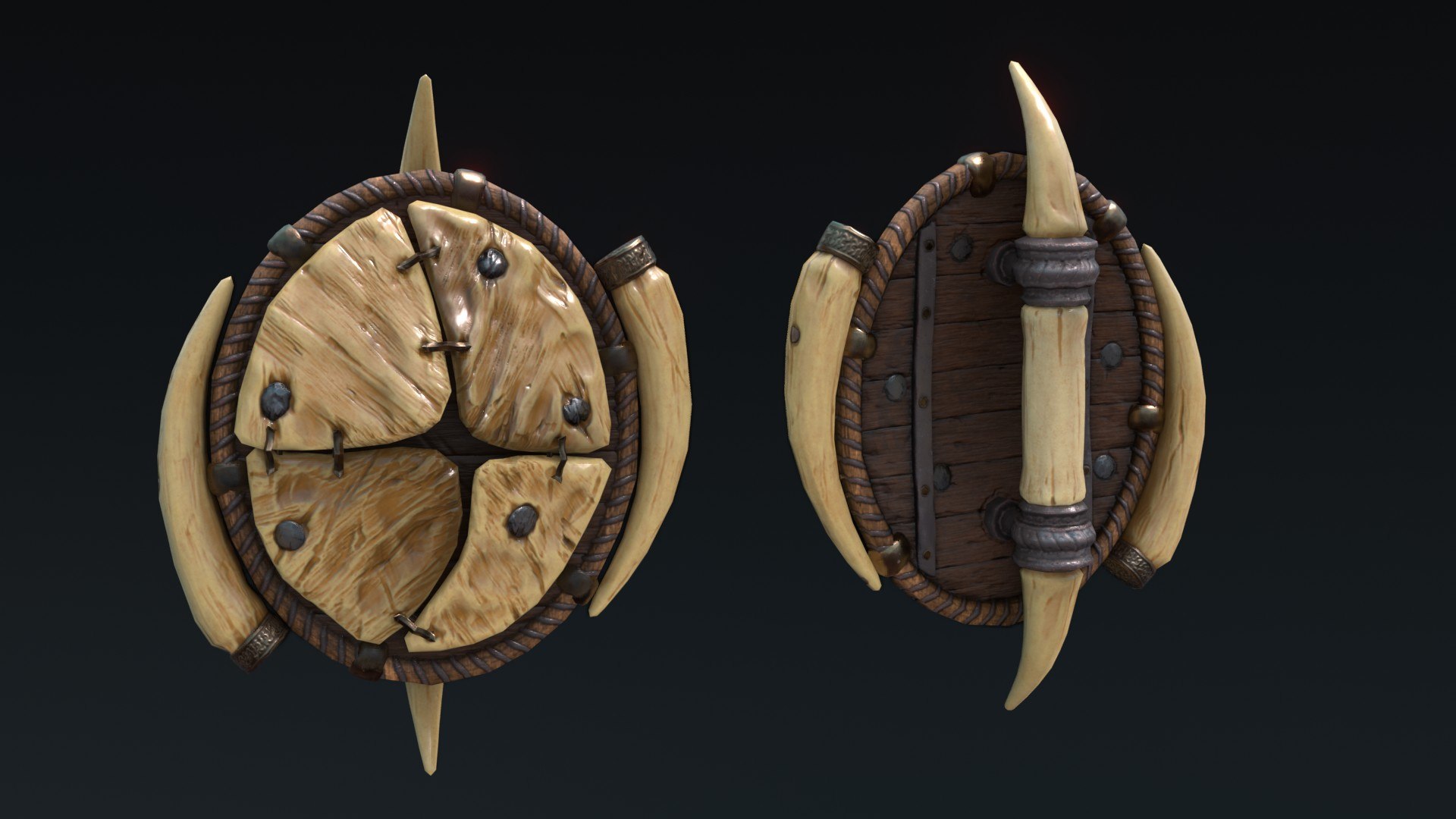 3D Fantasy Weapon Bone Set - TurboSquid 1730399