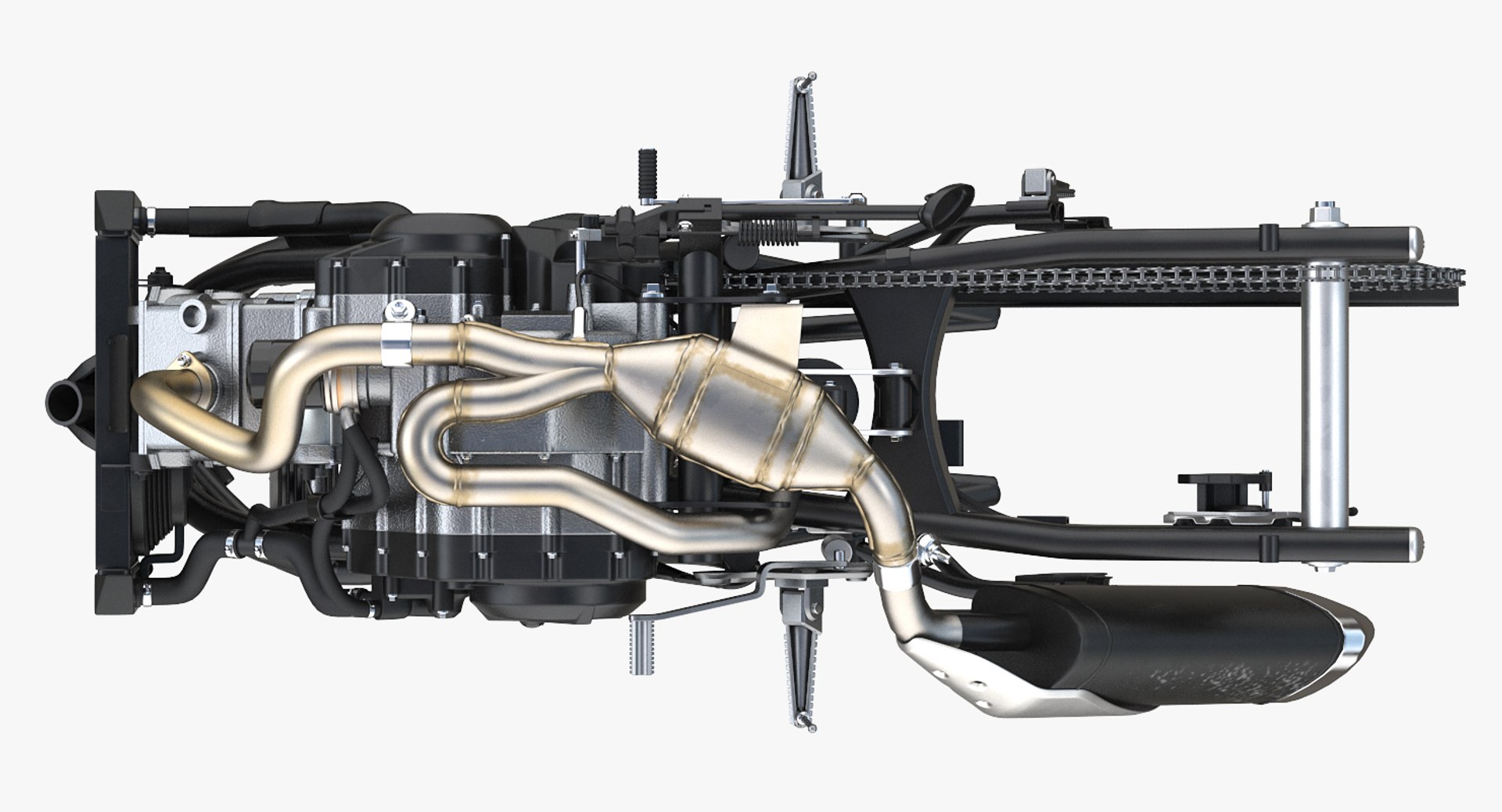 Sport Bike Engine 3D Model - TurboSquid 1167990