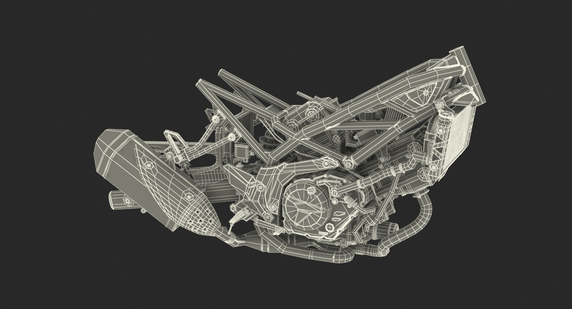 Sport Bike Engine 3D Model - TurboSquid 1167990