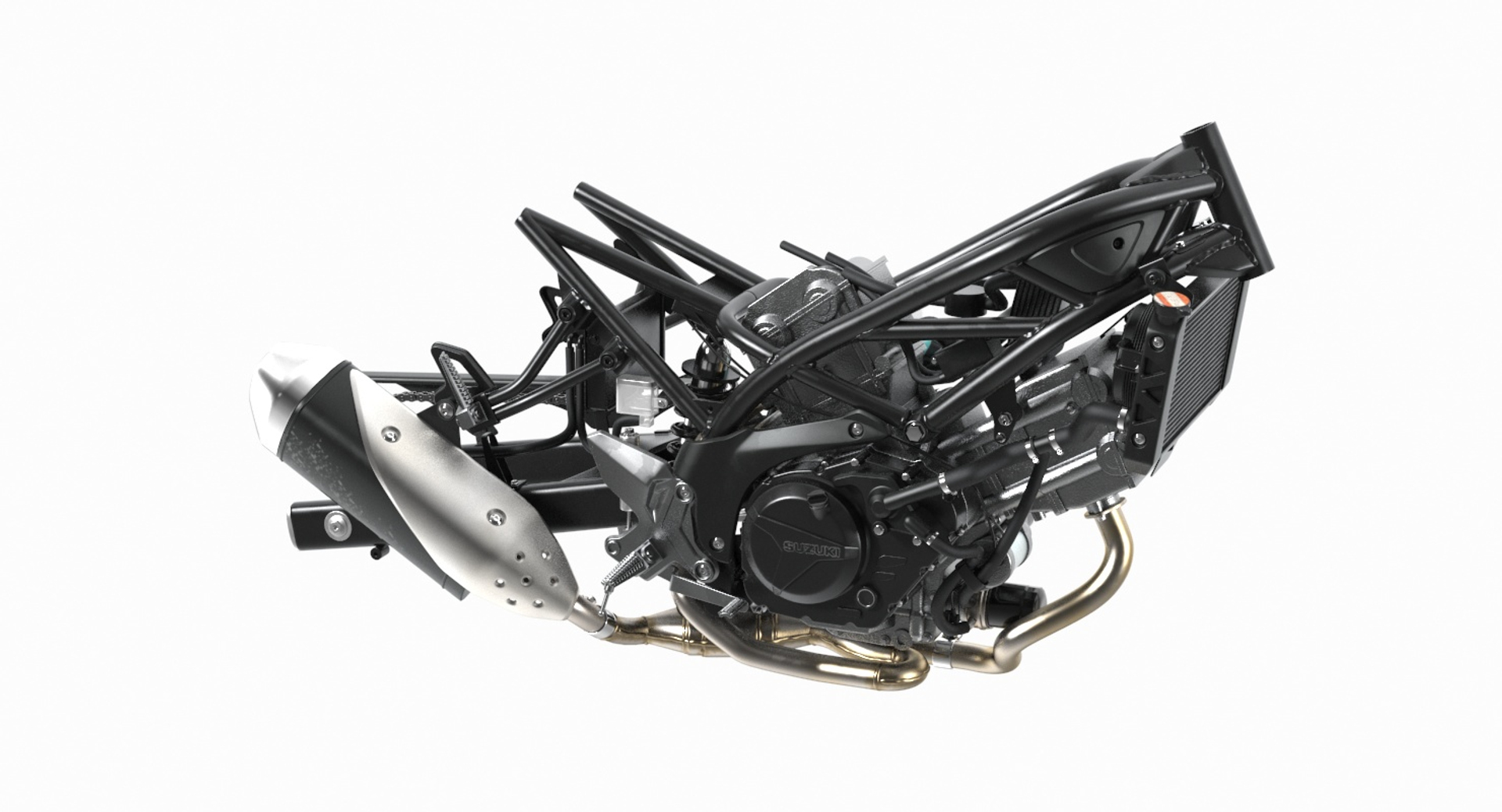 Sport Bike Engine 3D Model - TurboSquid 1167990