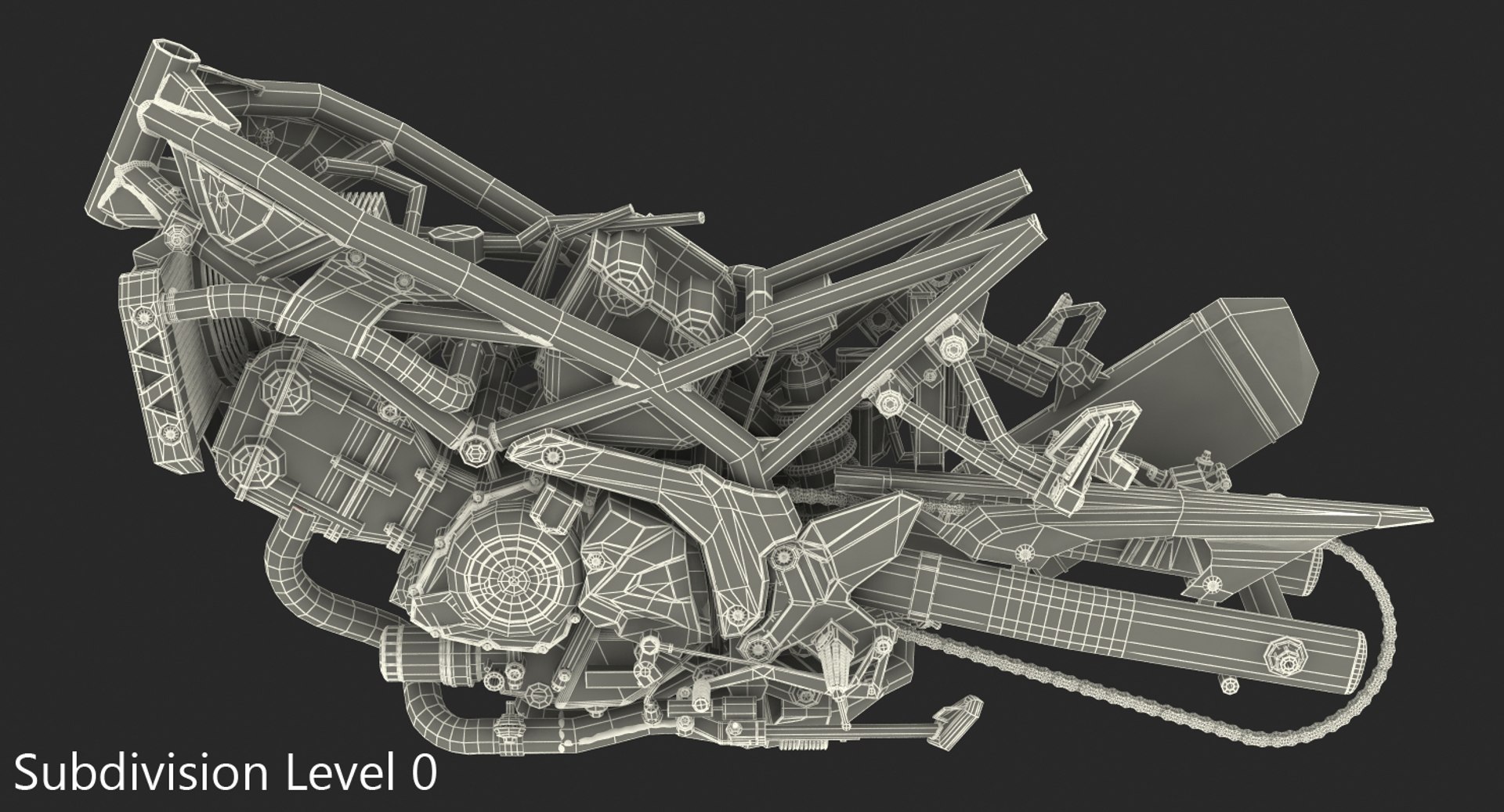 Sport Bike Engine 3D Model - TurboSquid 1167990