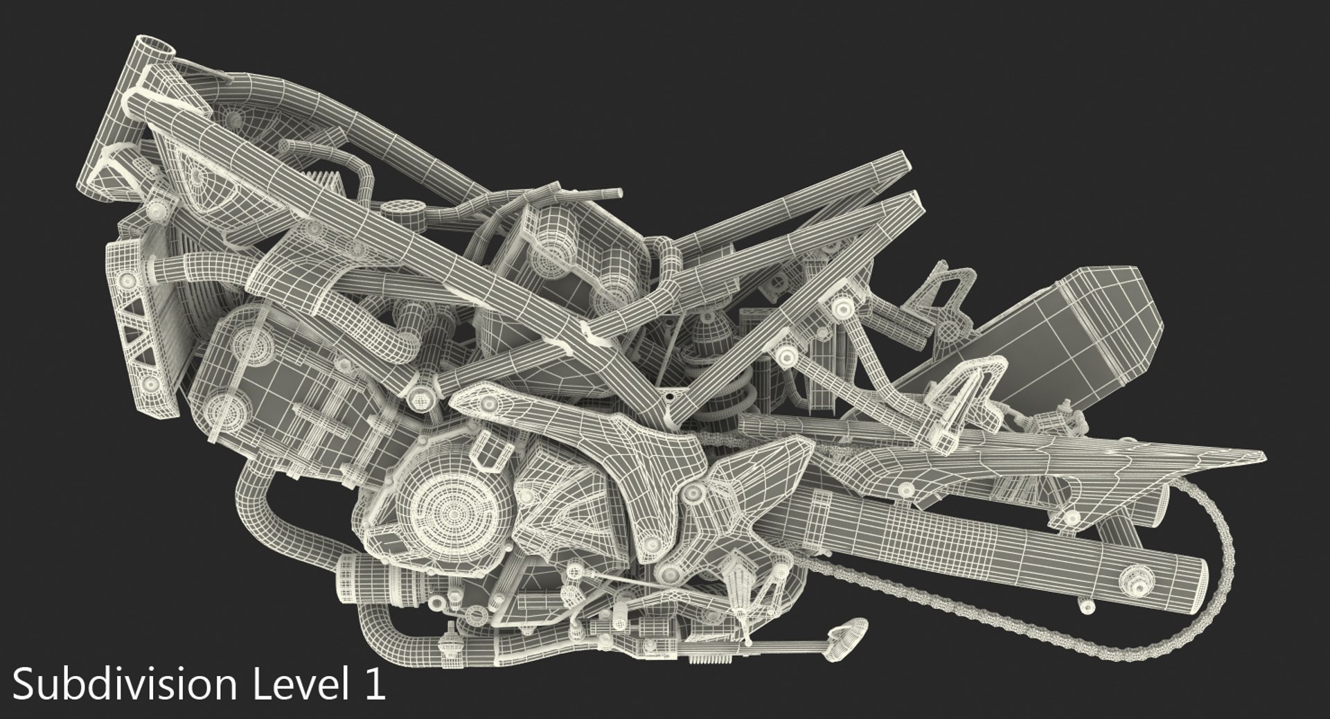 Sport Bike Engine 3D Model - TurboSquid 1167990