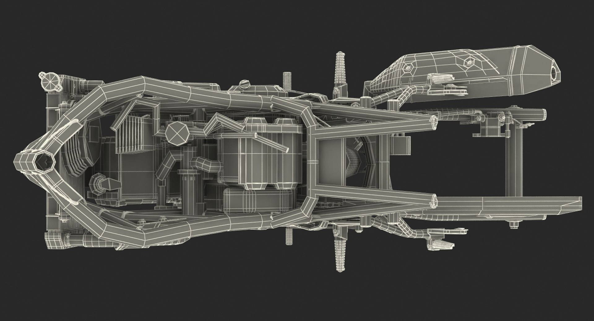 Sport bike engine 3D model - TurboSquid 1167990