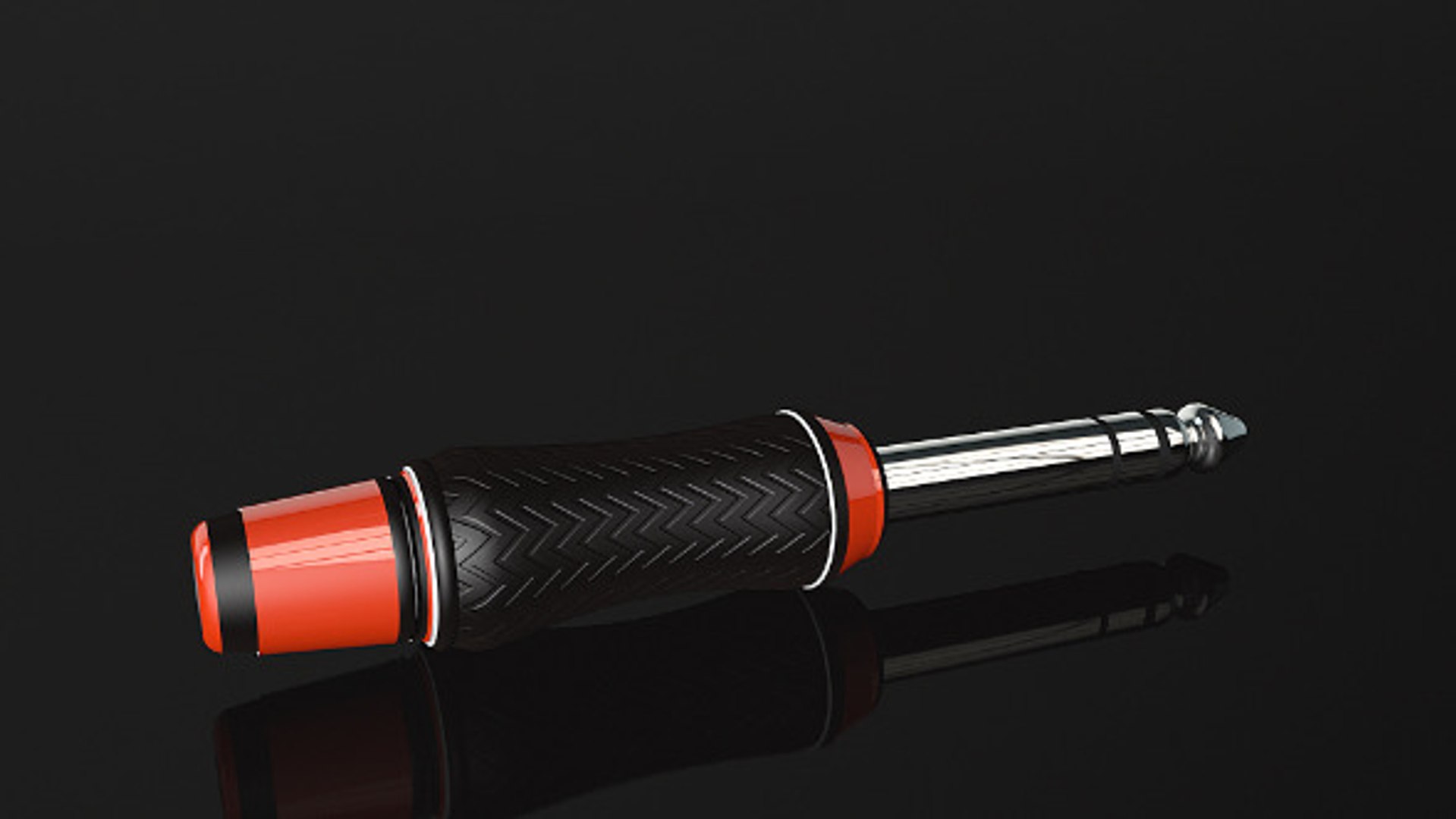 Stylish Jack Plug Scene 3d Model