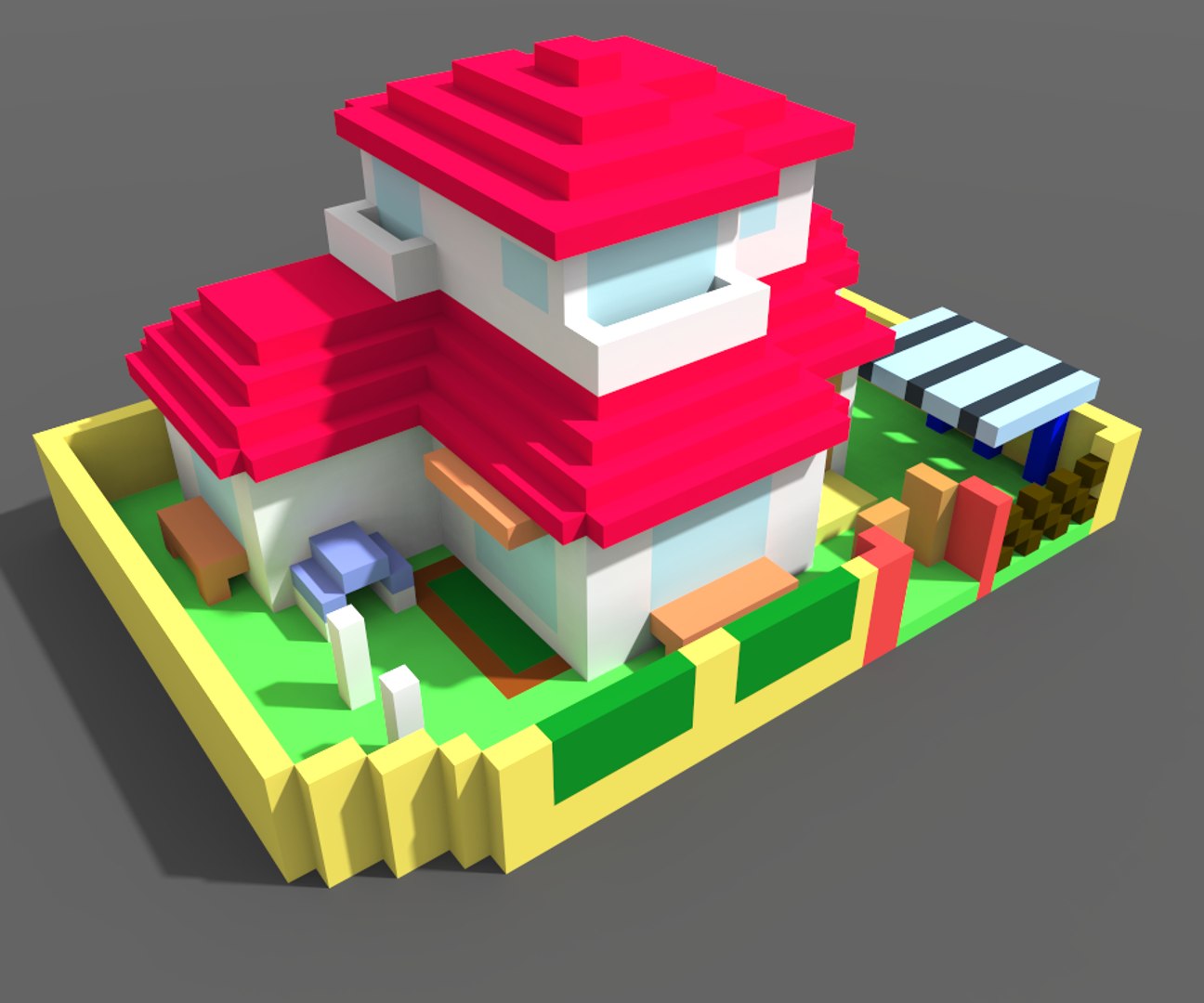 Animation House 3D Model - TurboSquid 1428958