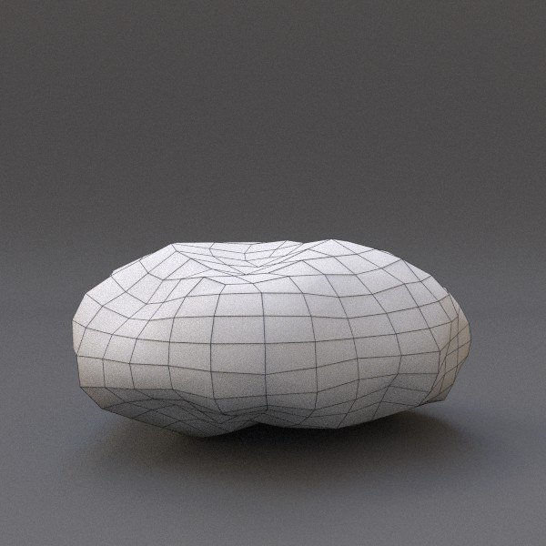 rock blender pbr 3d model