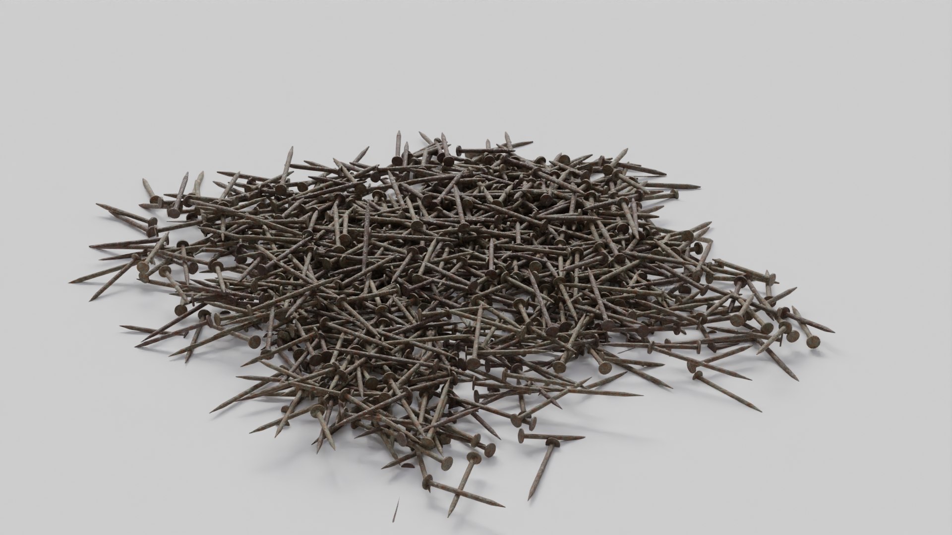 Iron Nails 3D Model - TurboSquid 1923493