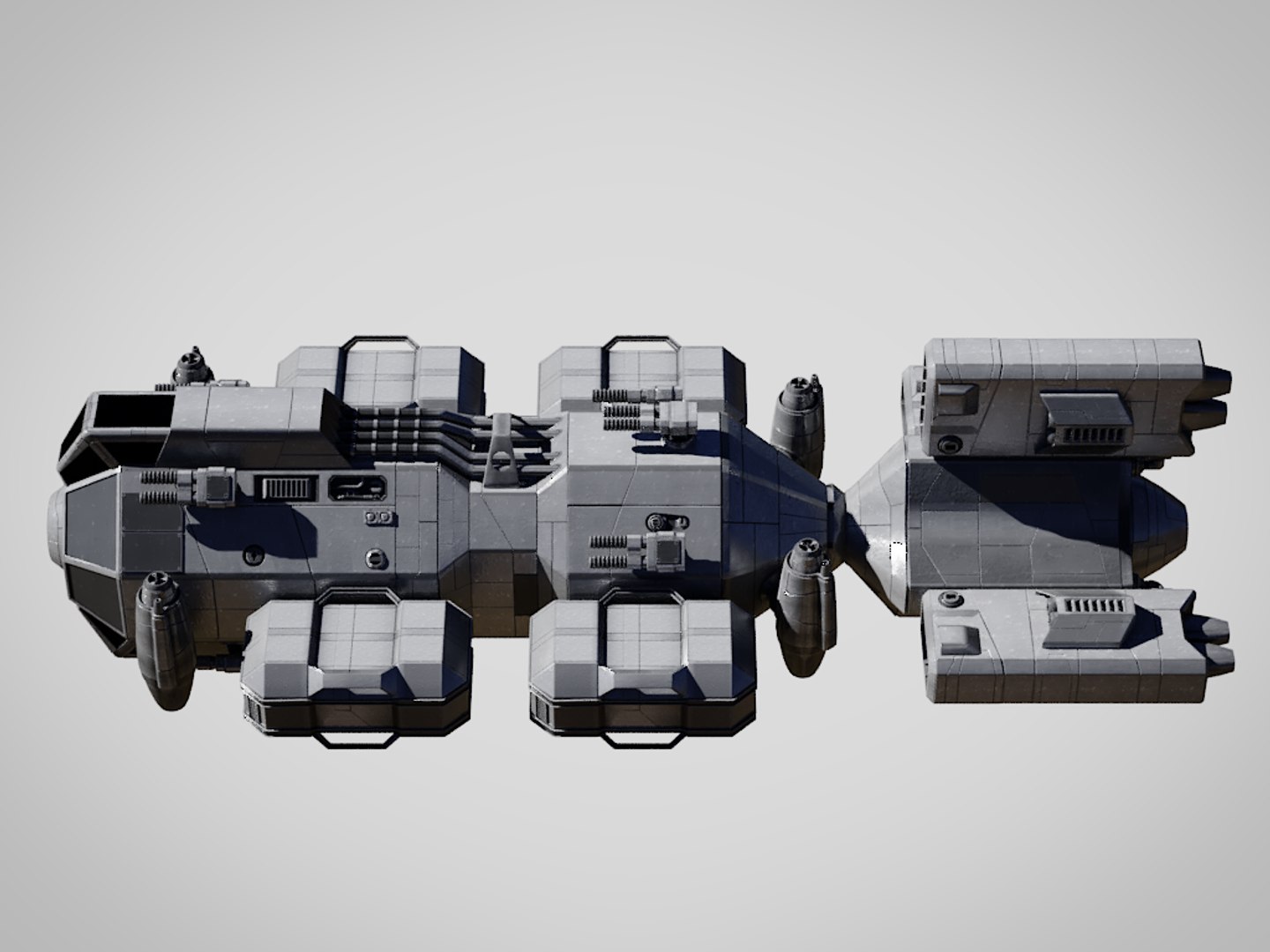3D Space Cargo Model - TurboSquid 1320073