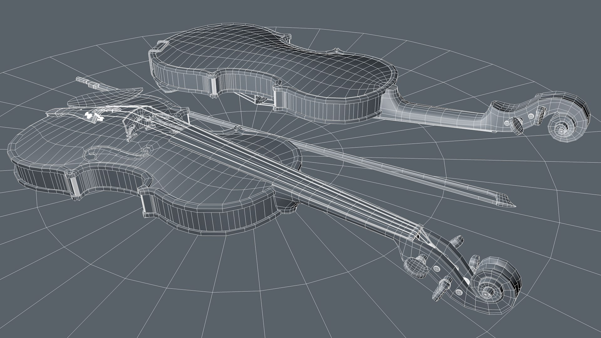 3d Violin