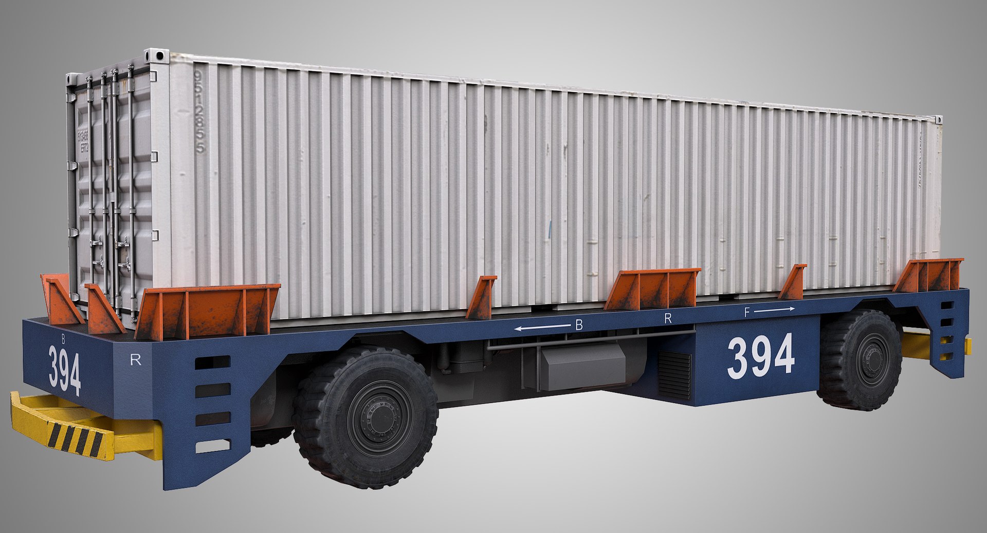 3D Automated Guided Vehicle Container - TurboSquid 1315555