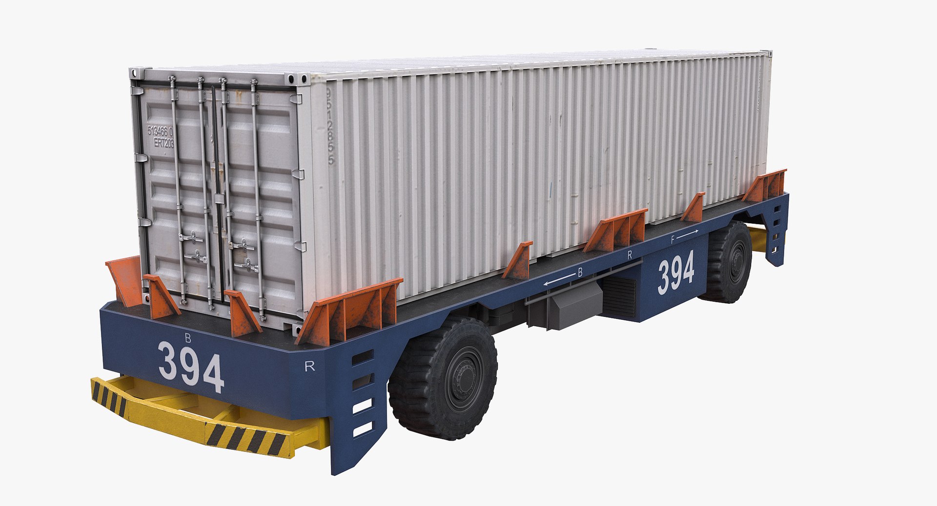 3D Automated Guided Vehicle Container - TurboSquid 1315555
