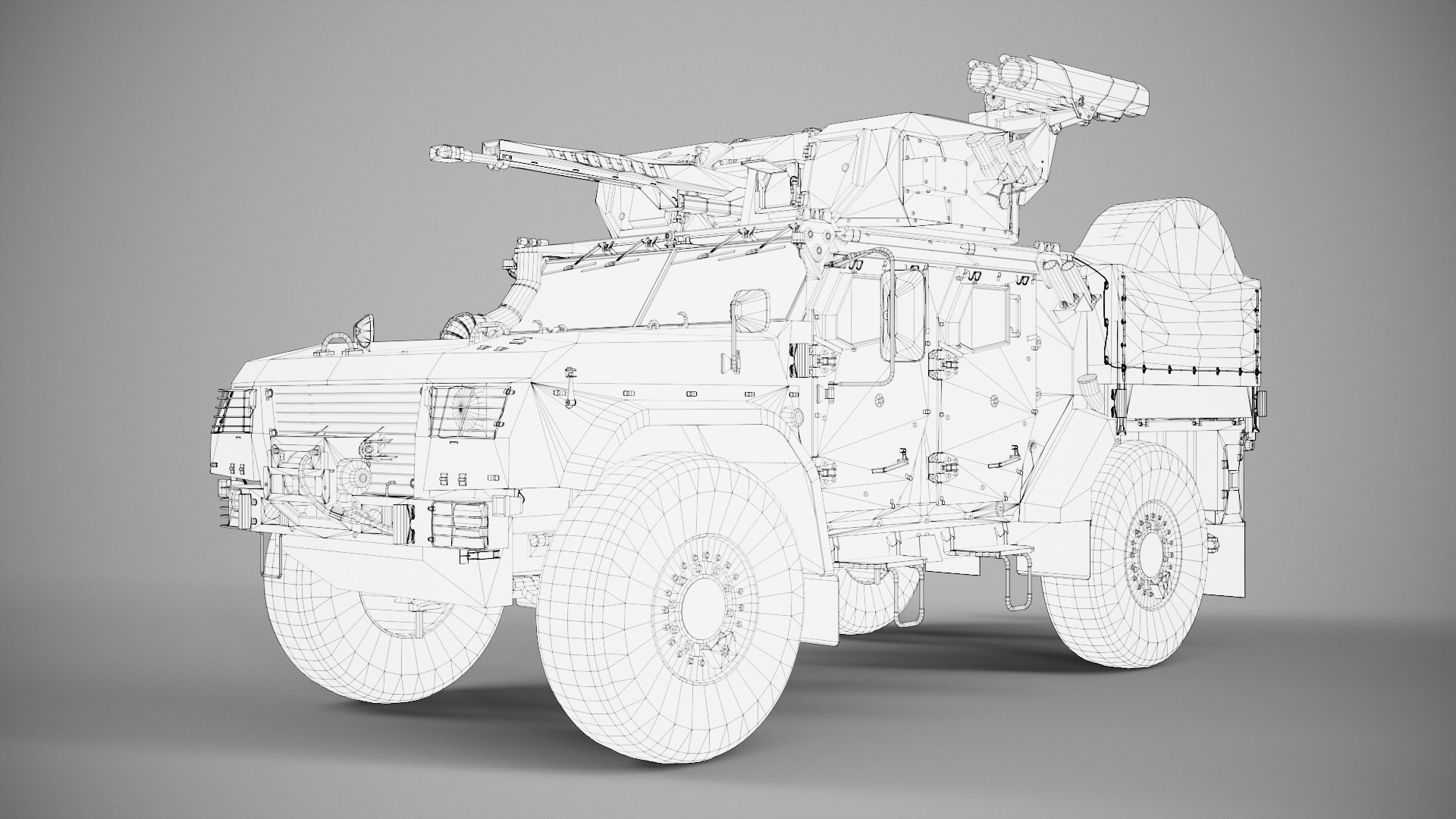 3D Model Titan Armored Car With Interior Realtime - TurboSquid 2424756