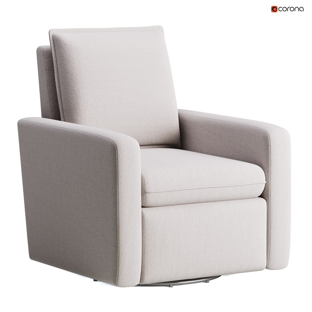 Paxton Upholstered Glider Recliner 3D Model - TurboSquid 2415363