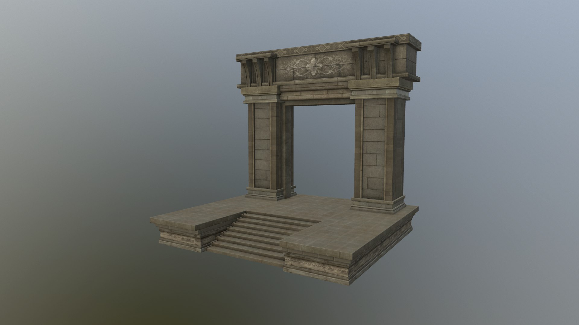 3D model stone portal - TurboSquid 1489655