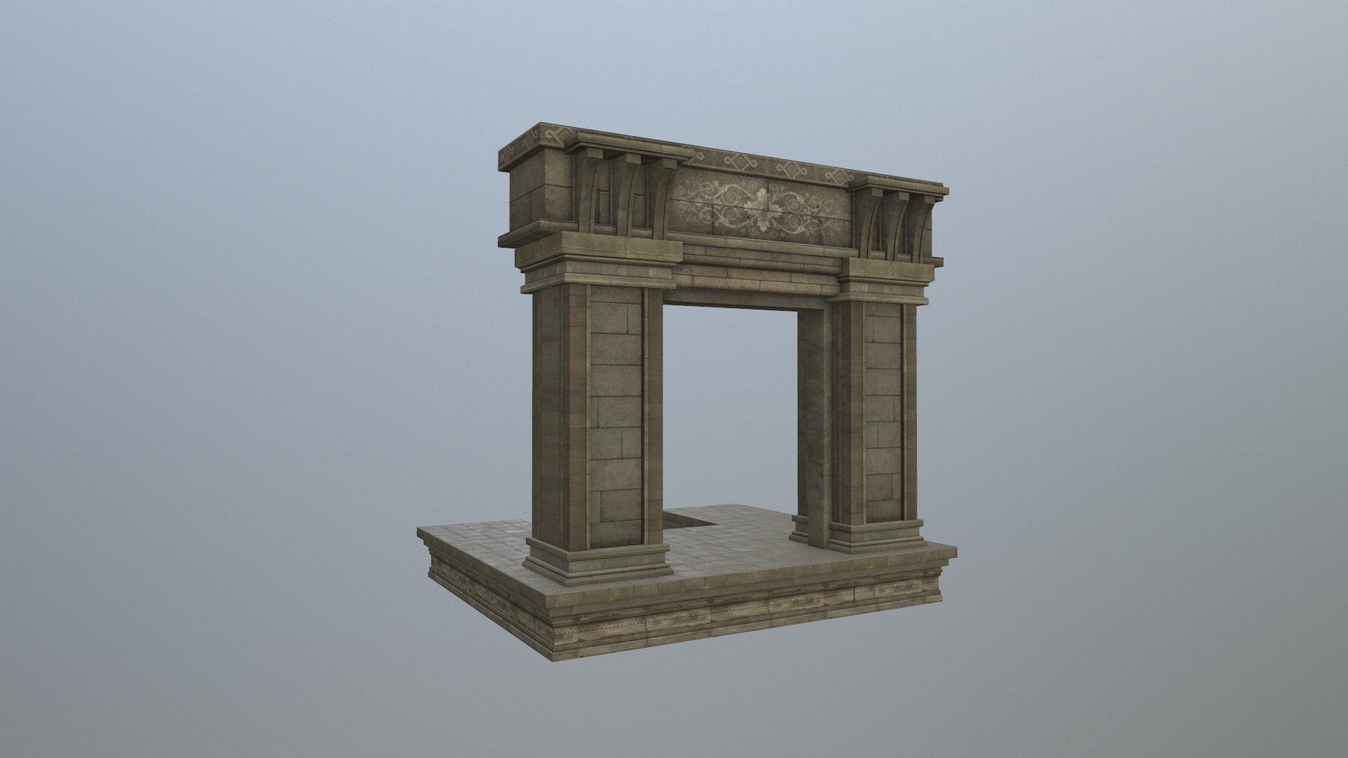 3D model stone portal - TurboSquid 1489655
