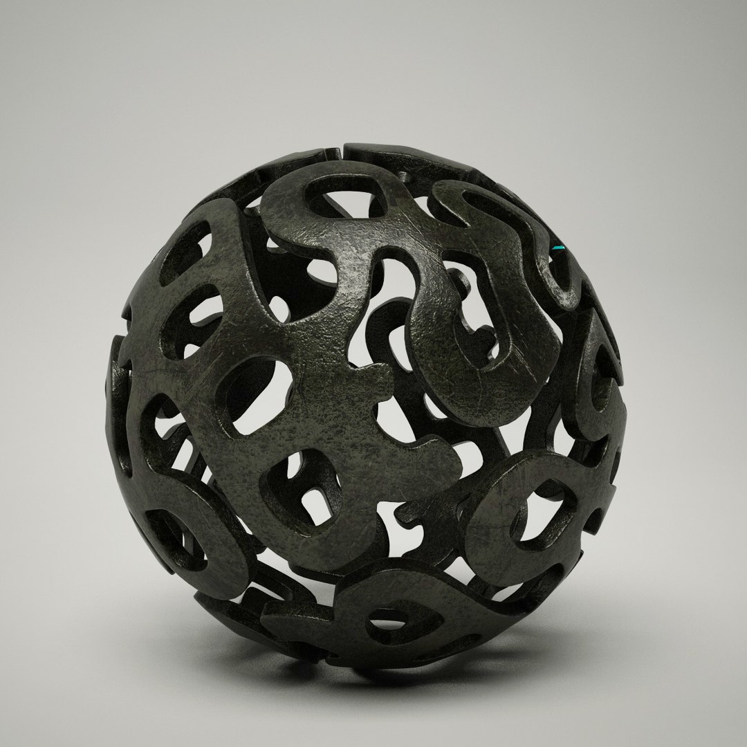 Ball Sculpture 2 3d C4d