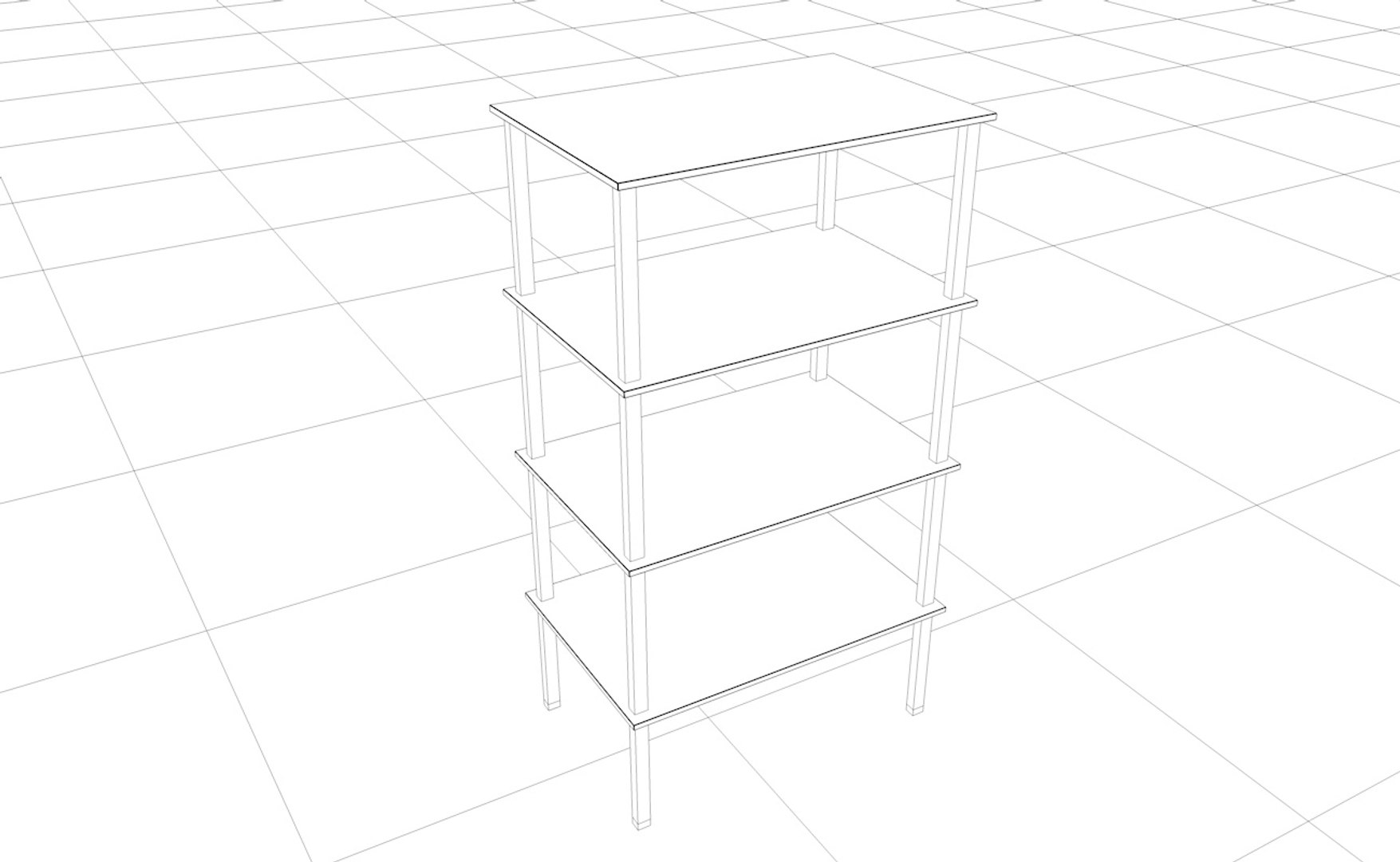 3D Shelving Shelf Furniture - TurboSquid 1331166