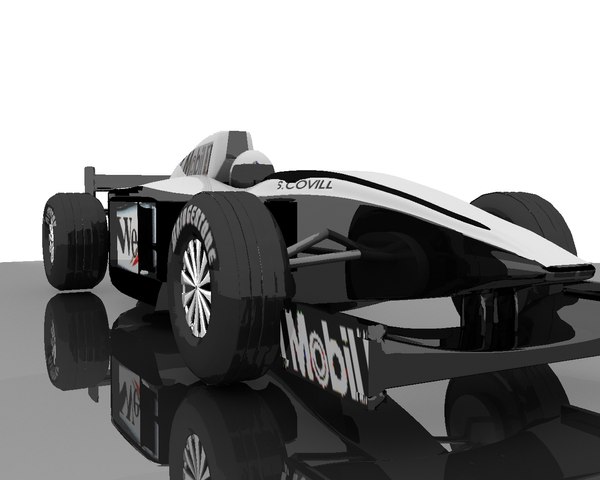 3d model f1 car